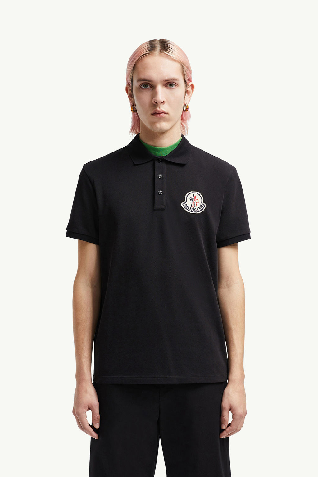 Poloshirt mit Logostickerei Schwarz - Polos & T-Shirt für Herren ...