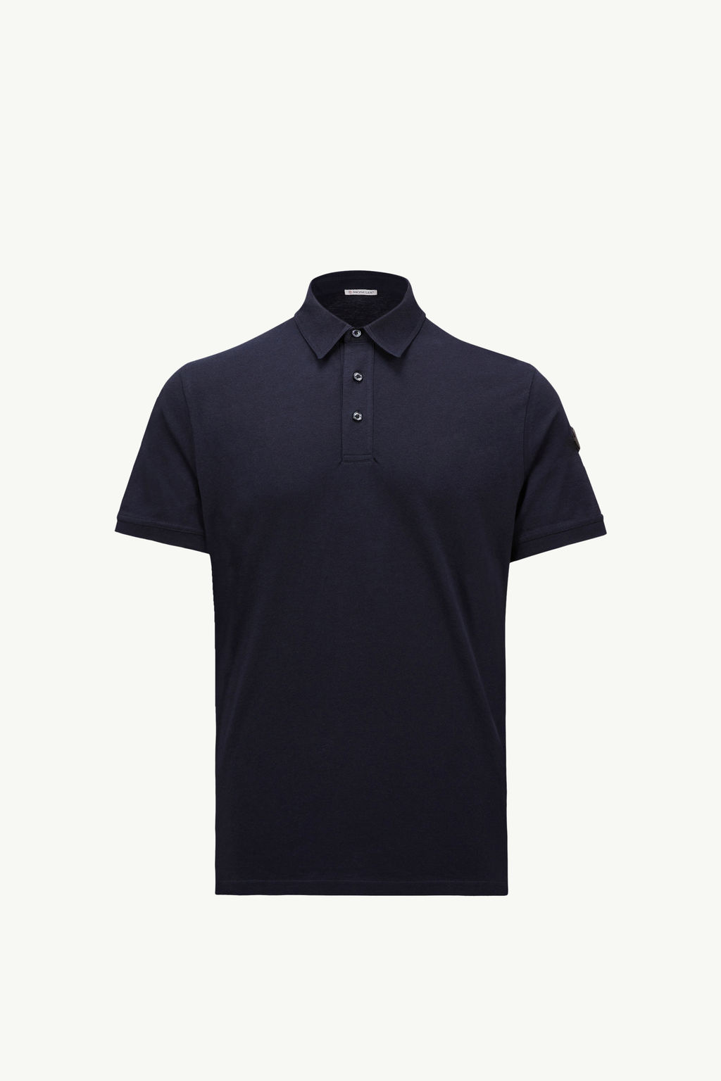 Night Blue Logo Patch Polo Shirt - Polos & T-shirts for Men | Moncler US