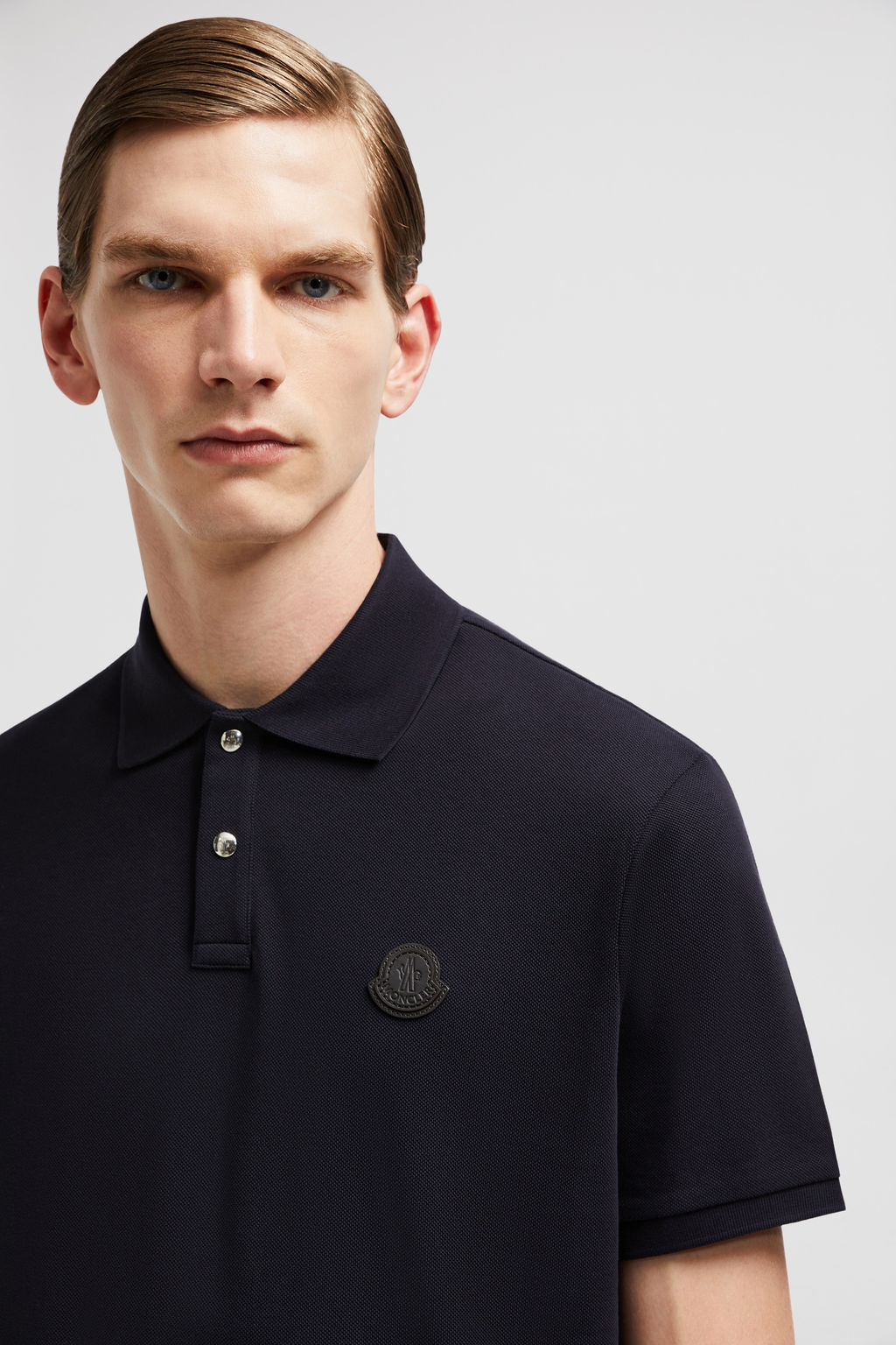 Poloshirt mit Logo Navyblau - Polos & T-Shirt für Herren | Moncler DE