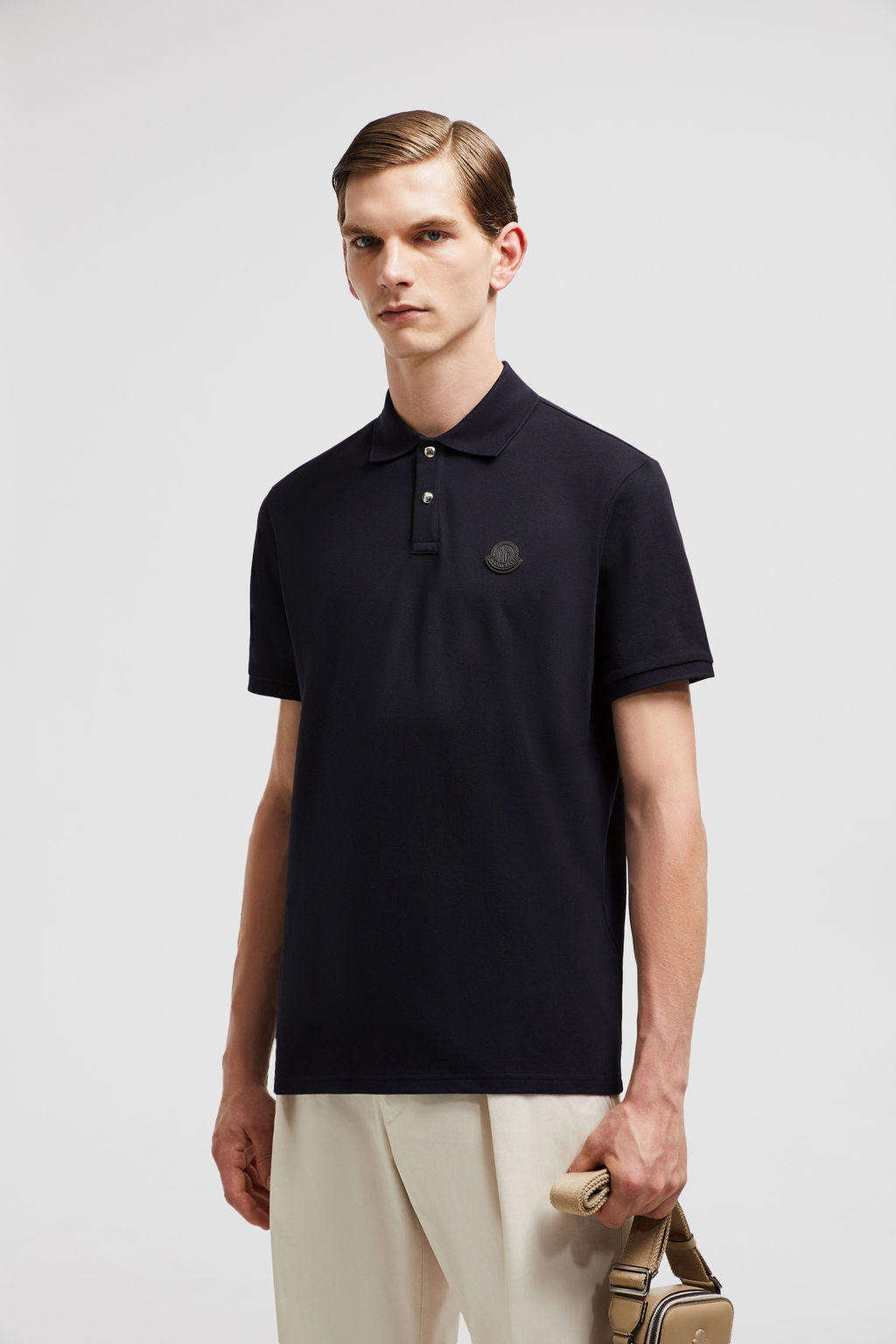 Poloshirt mit Logo Navyblau - Polos & T-Shirt für Herren | Moncler DE