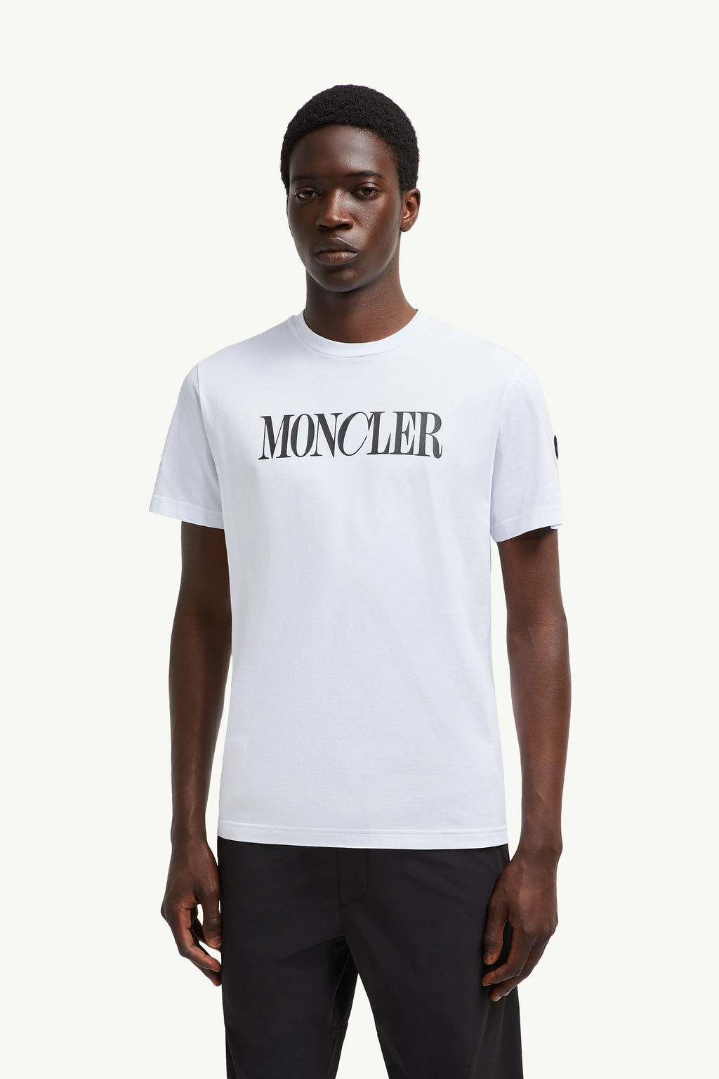 T-shirt à logo Blanc Optique - Polos et t-shirts Homme | Moncler LU