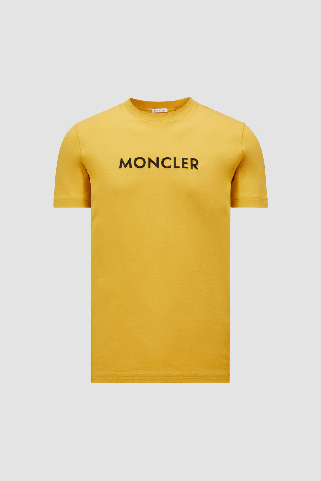 T-shirt con logo gommato Giallo - Polo & T-shirt Uomo | Moncler IT
