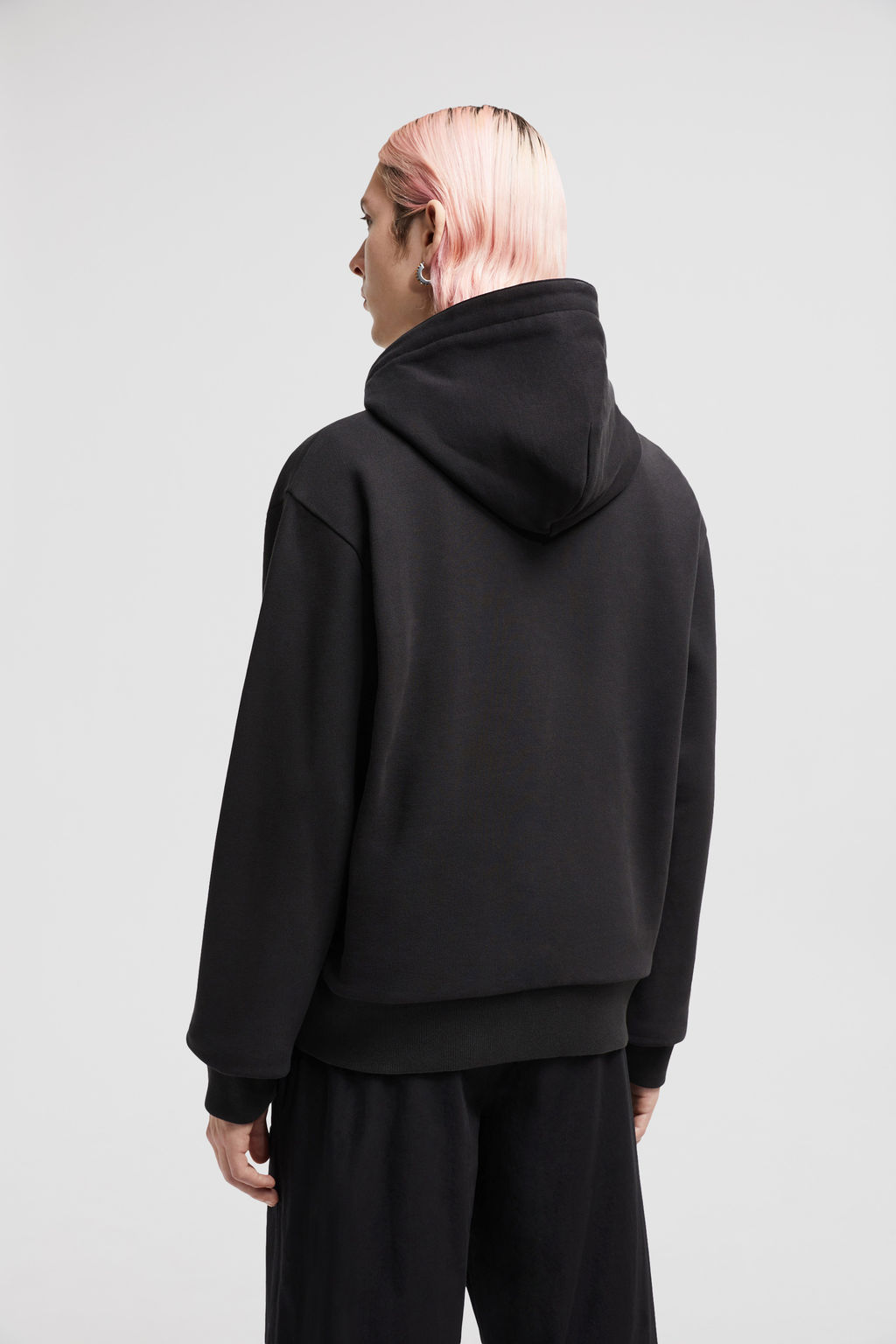 Black Reversible Zip-Up Hoodie - Sweatshirts for Men | Moncler US