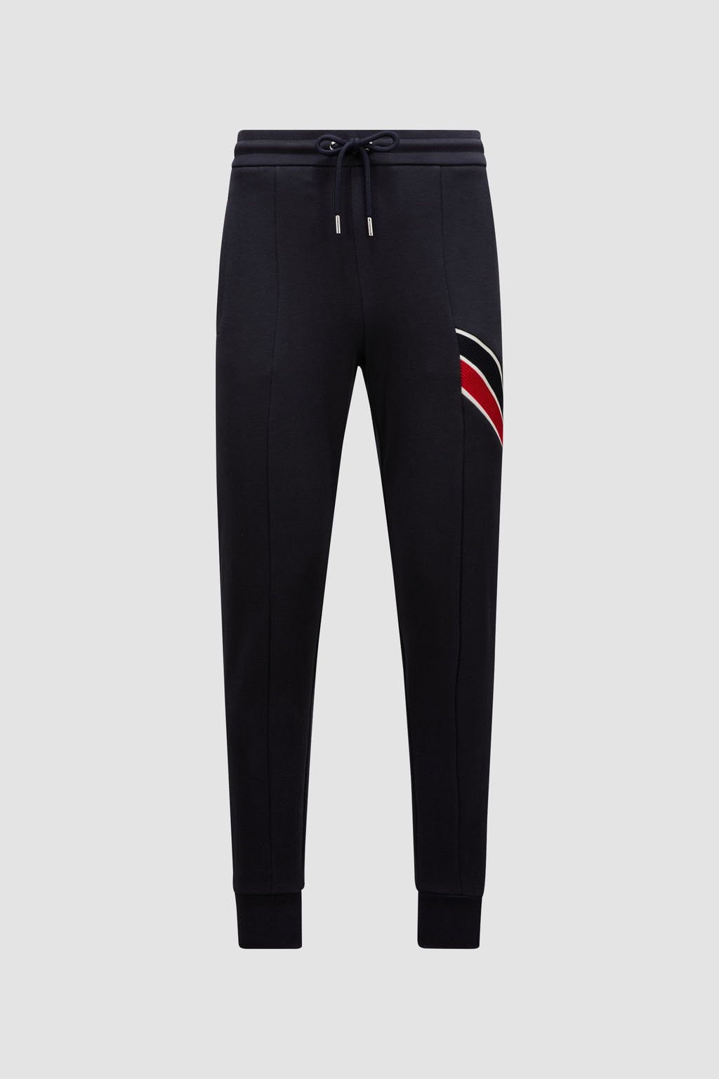 Night Blue Tricolor Trim Sweatpants - Pants & Shorts for Men | Moncler US