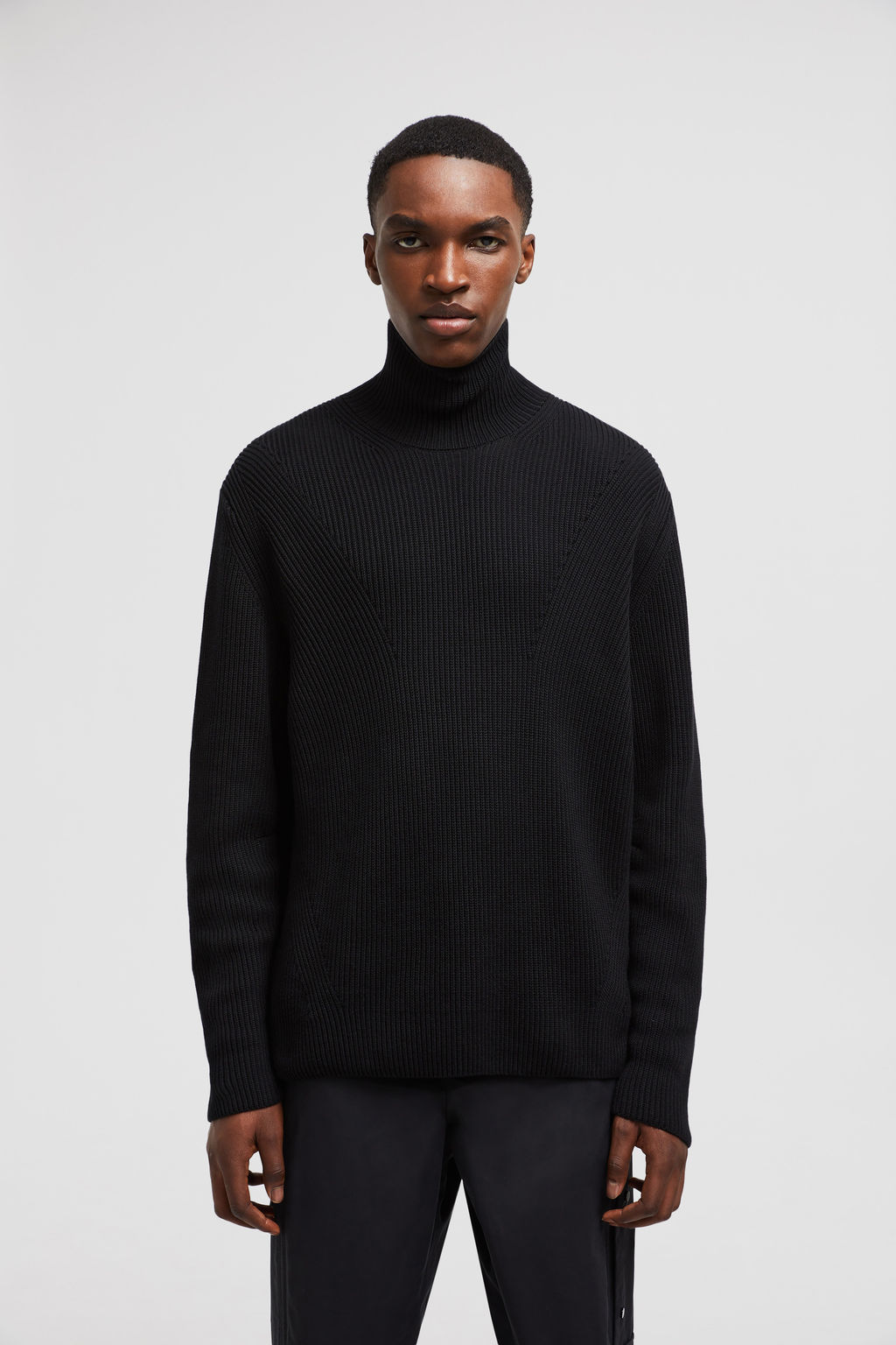 Rollkragenpullover Schwarz - Pullover & Cardigans für Herren | Moncler DE