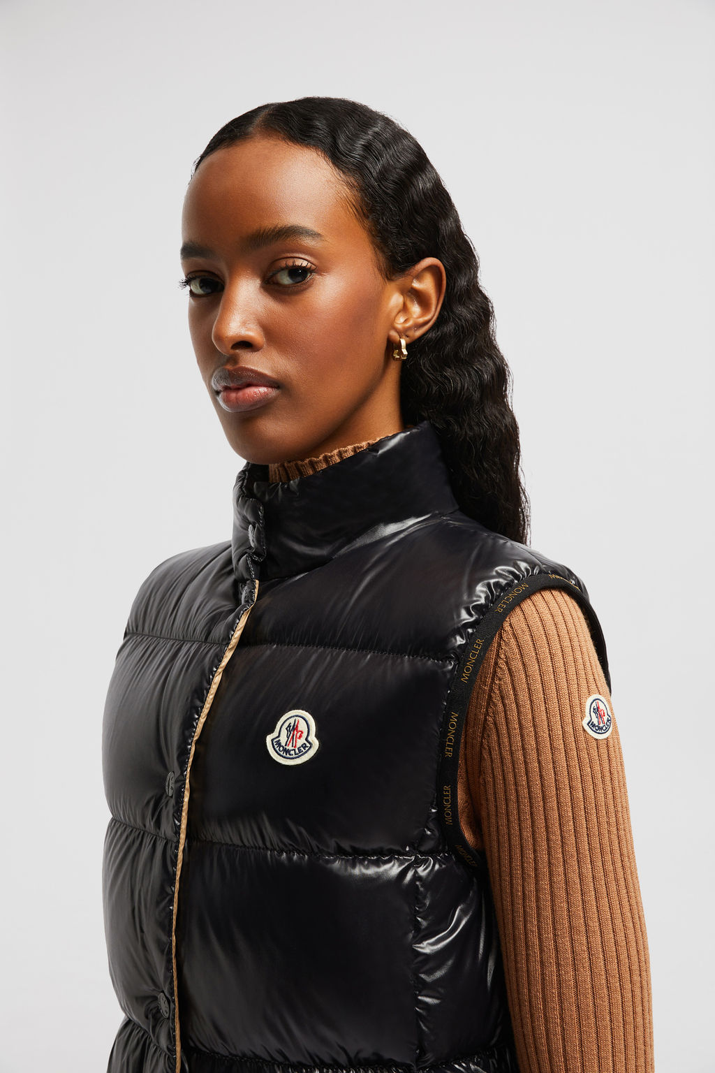 Chaleco plumífero Badia Negro - Chalecos de Mujer | Moncler US