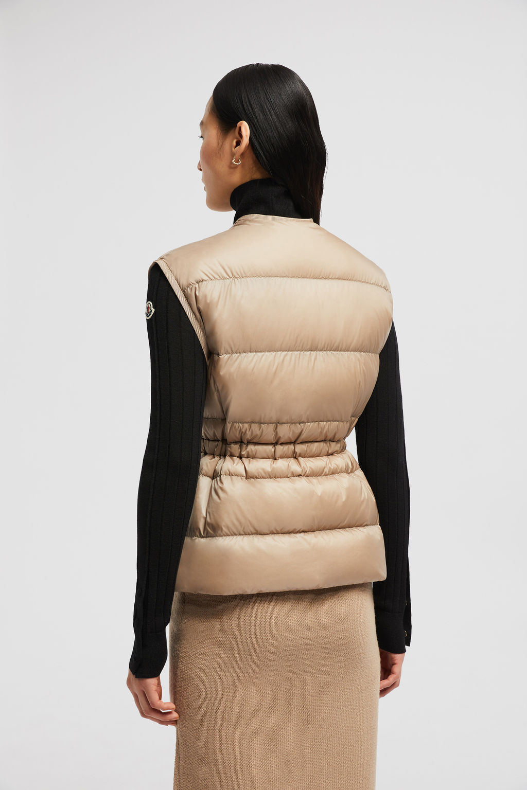 Beige Nai Down Vest - Vests for Women | Moncler US