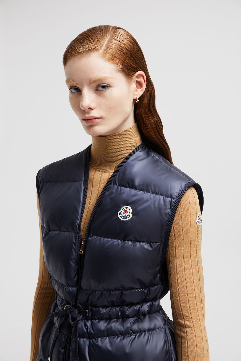 Night Blue Nai Down Gilet - Vests for Women | Moncler IT