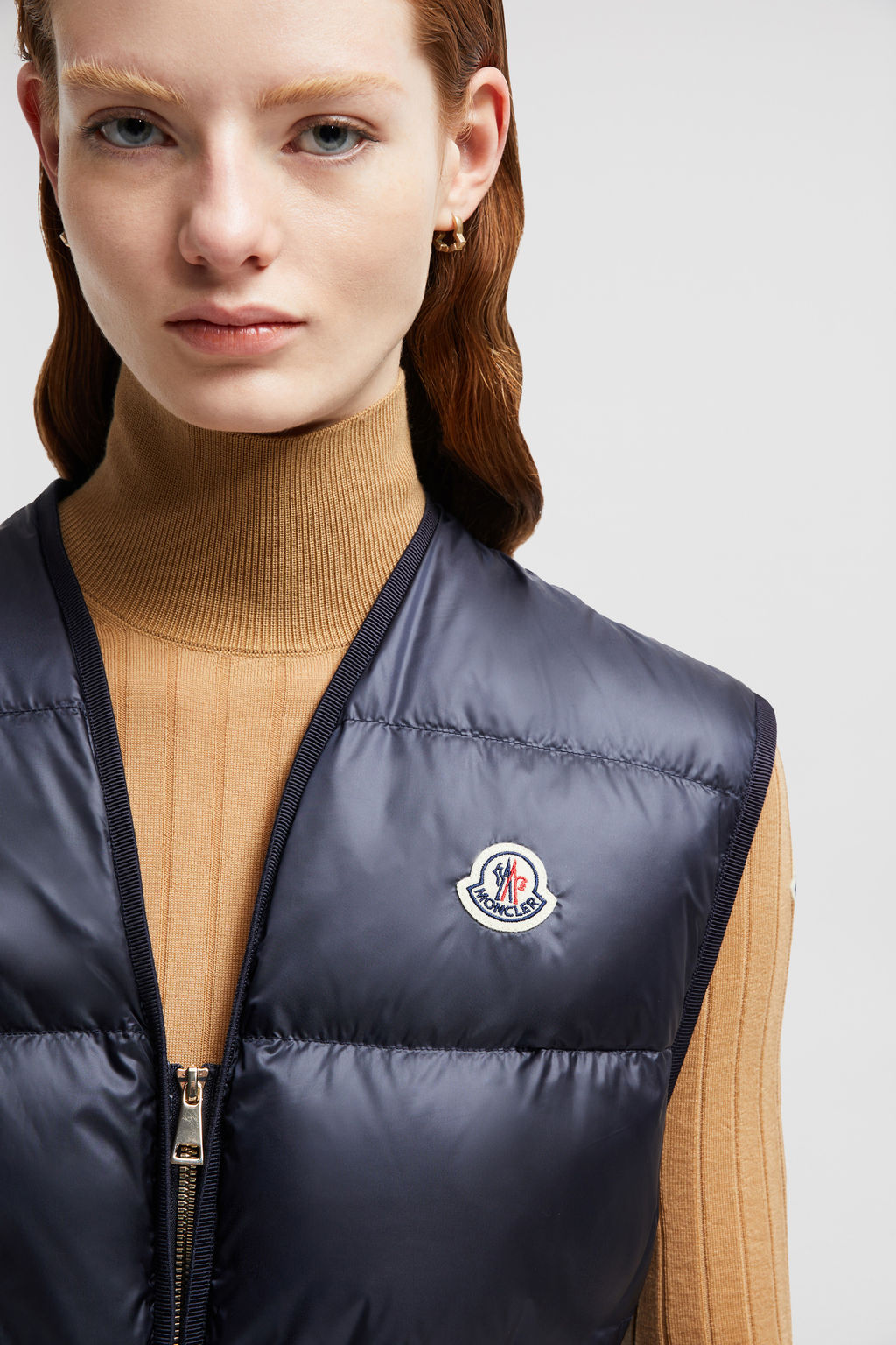 Night Blue Nai Down Gilet - Vests for Women | Moncler IT