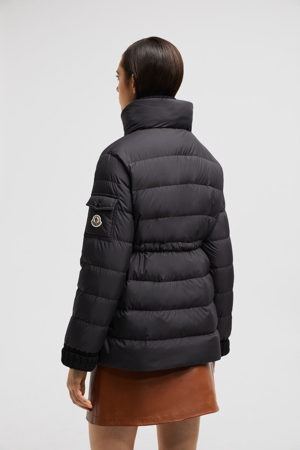 Black Baux Short Down Jacket - Short Down Jackets for Women | Moncler FR