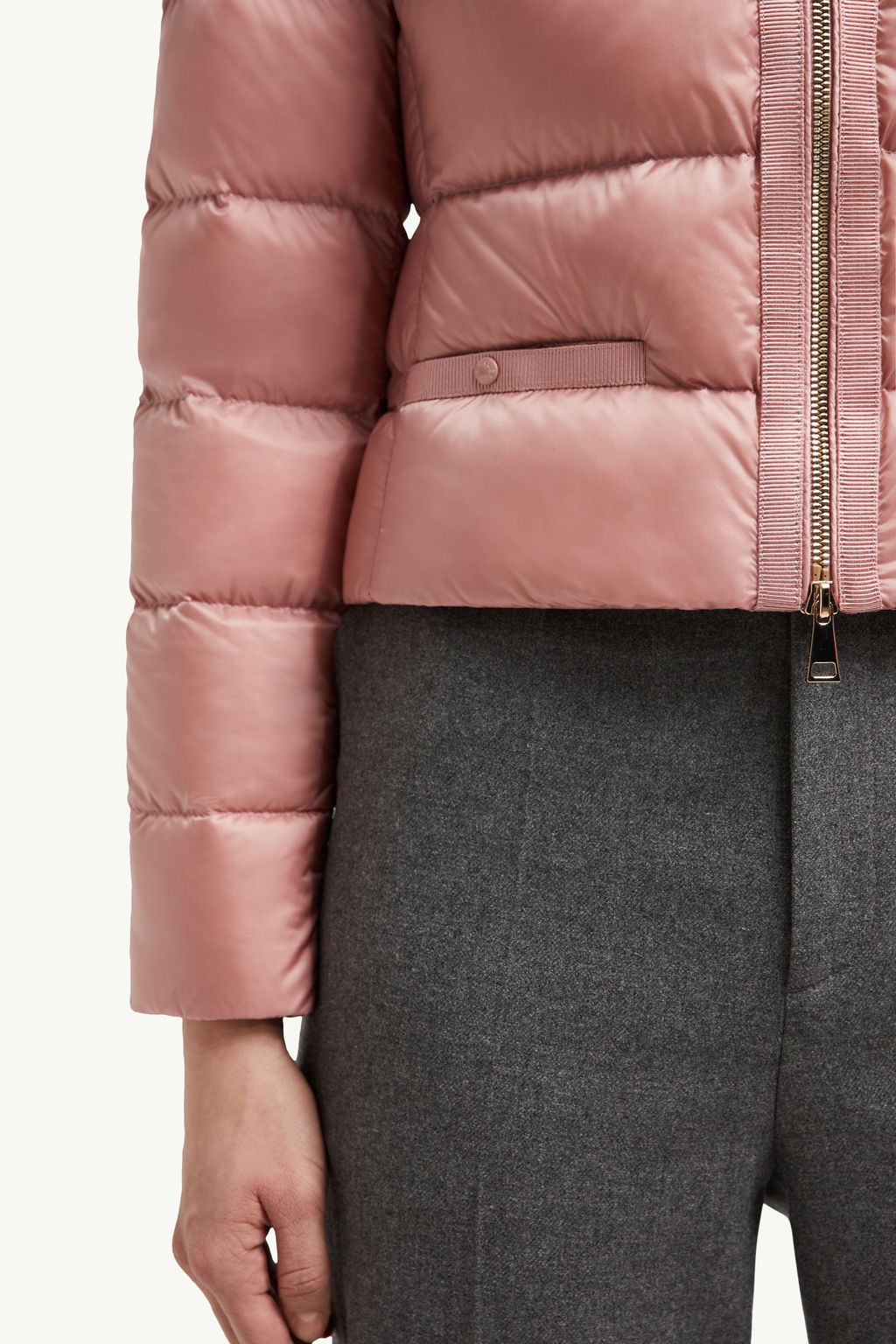 Light Pink Laurine Short Down Jacket - Short Down Jackets for Women ...