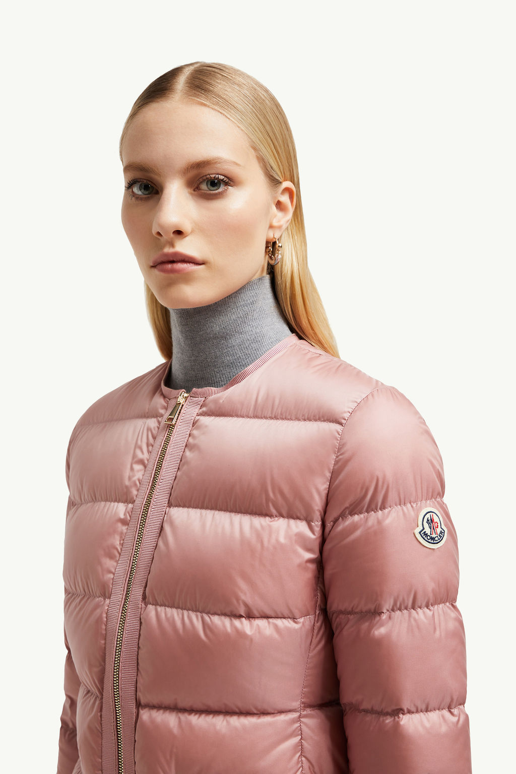Light Pink Laurine Short Down Jacket - Short Down Jackets for Women | Moncler US