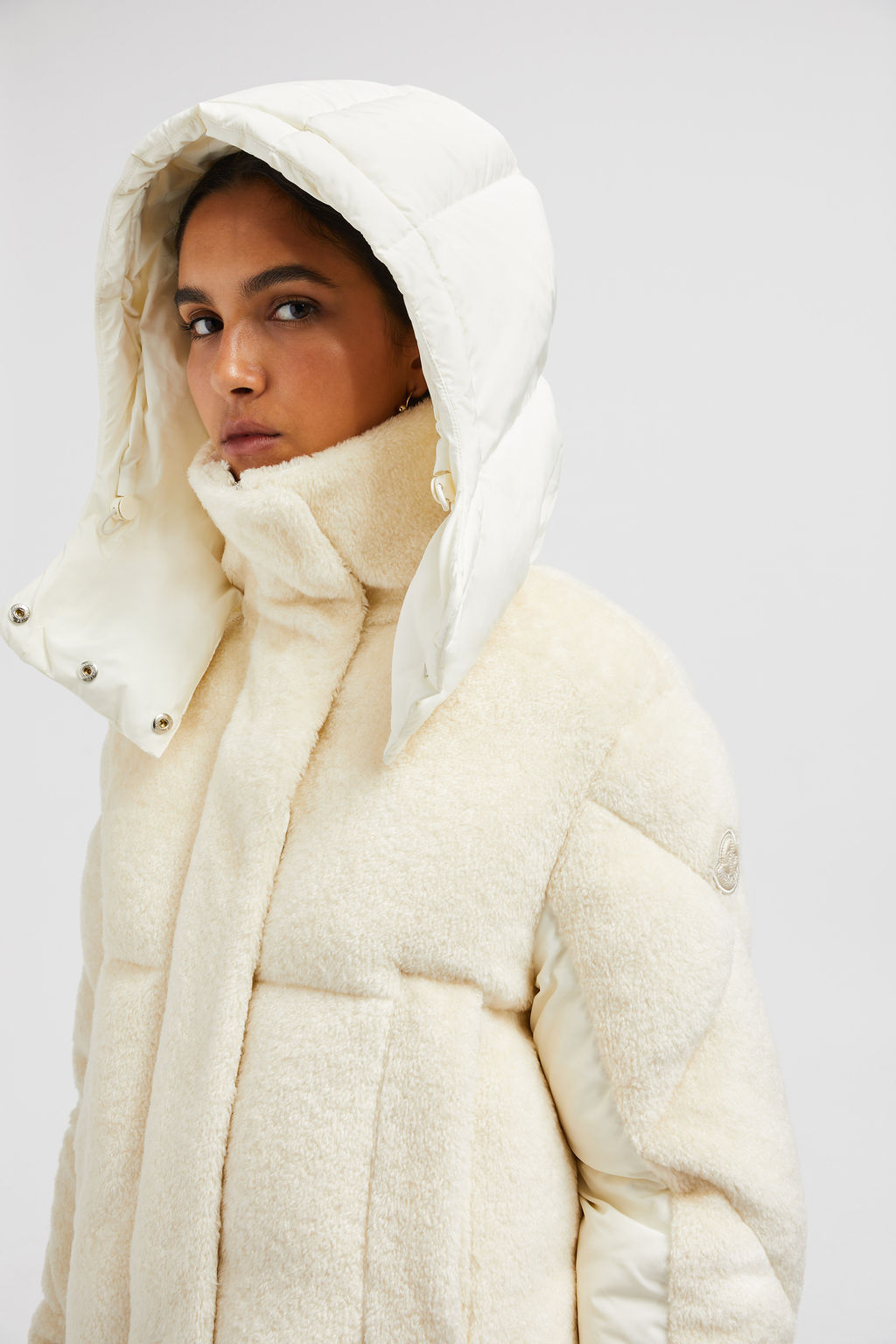 Light Beige Brysur Teddy Short Down Jacket - Short Down Jackets for ...