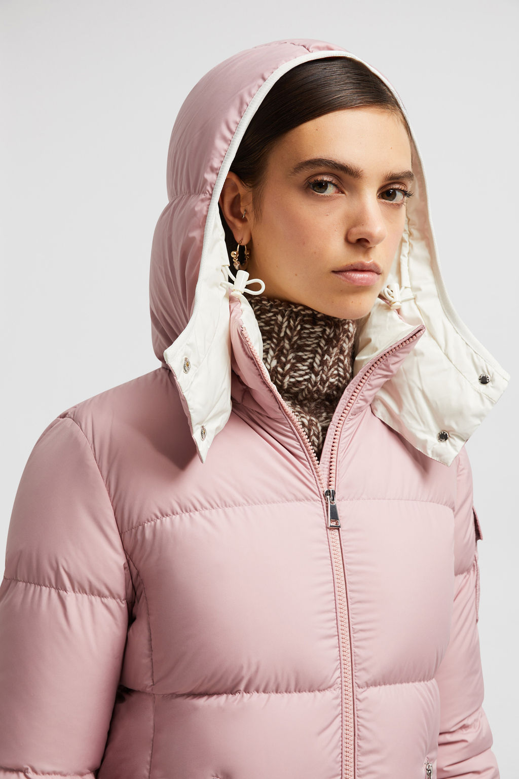 Light Pink Fourmines Short Down Jacket - Short Down Jackets for Women ...