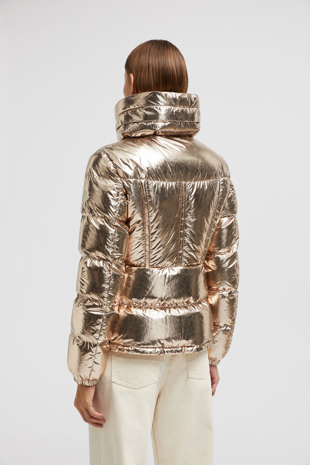 Silver Douros Short Down Jacket - Short Down Jackets for Women | Moncler GR