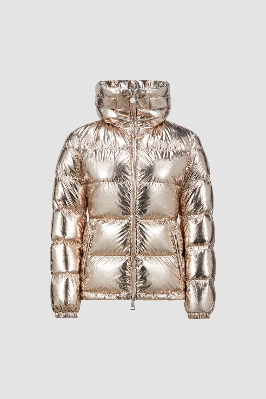 Silver Douros Short Down Jacket - Short Down Jackets for Women | Moncler PT