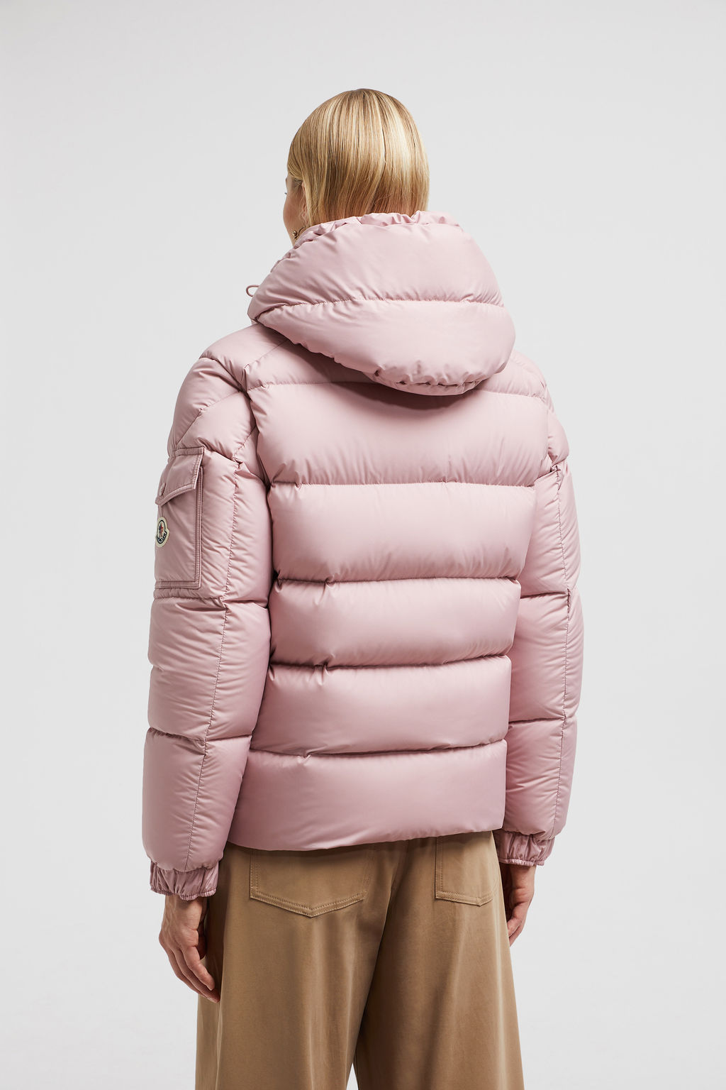 Light Pink Moncler Maya 70 Short Down Jacket - Short Down Jackets for ...