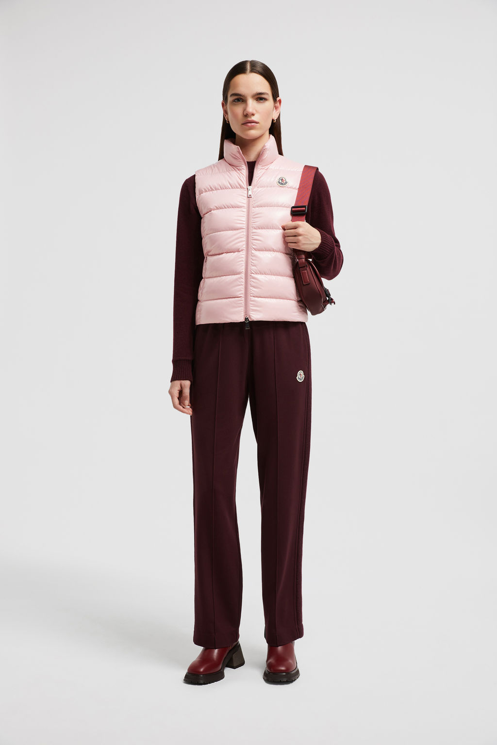 Light Pink Ghany Down Vest - Vests for Women | Moncler CA