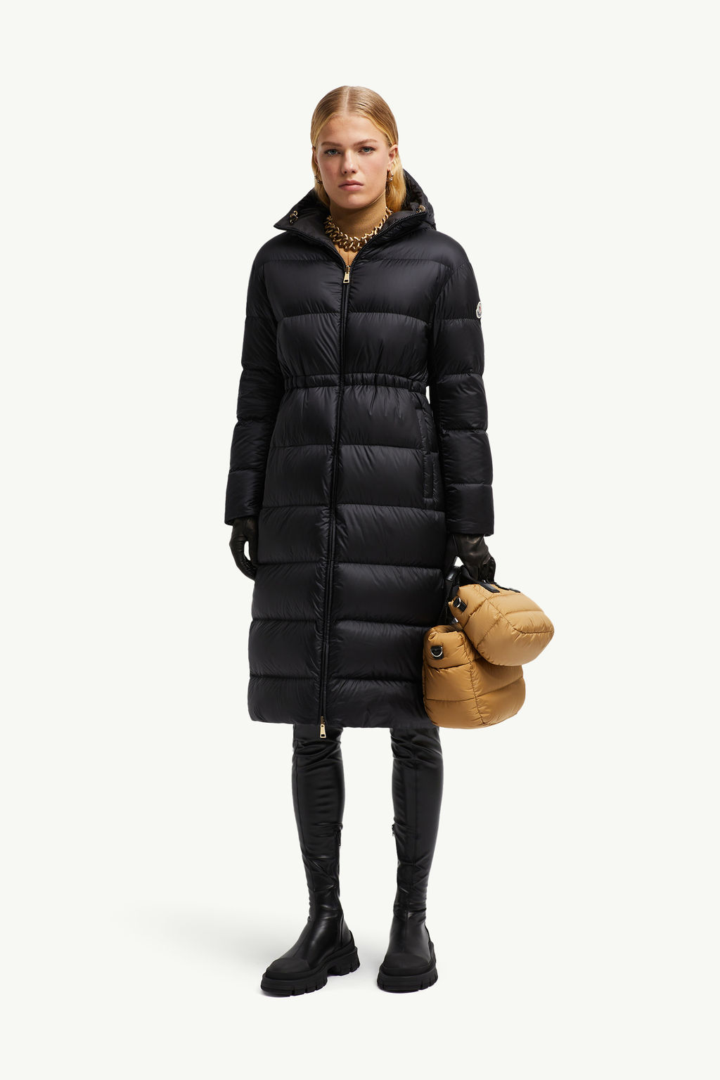 Black Boulogne Reversible Long Down Jacket - Long Down Jackets for ...