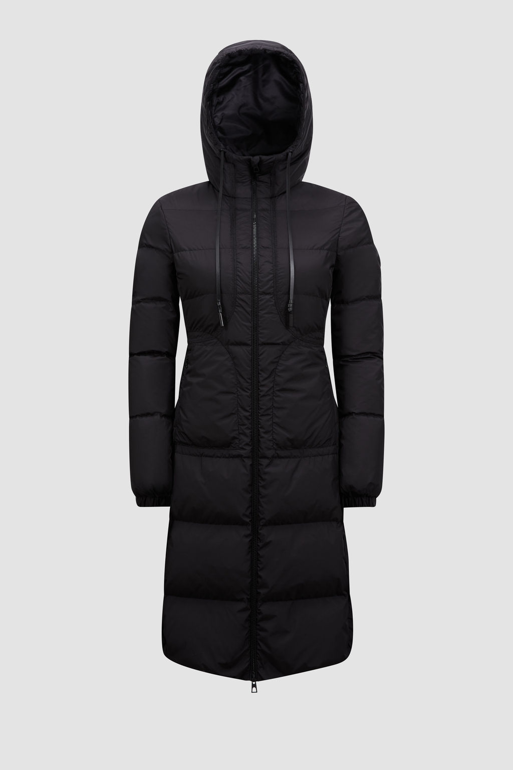 Black Idocrase Long Down Jacket - Long Down Jackets for Women | Moncler SG