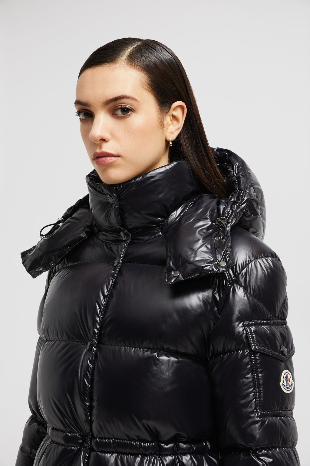 Doudoune longue Cavettaz Noir - Doudounes longues Femme | Moncler FR