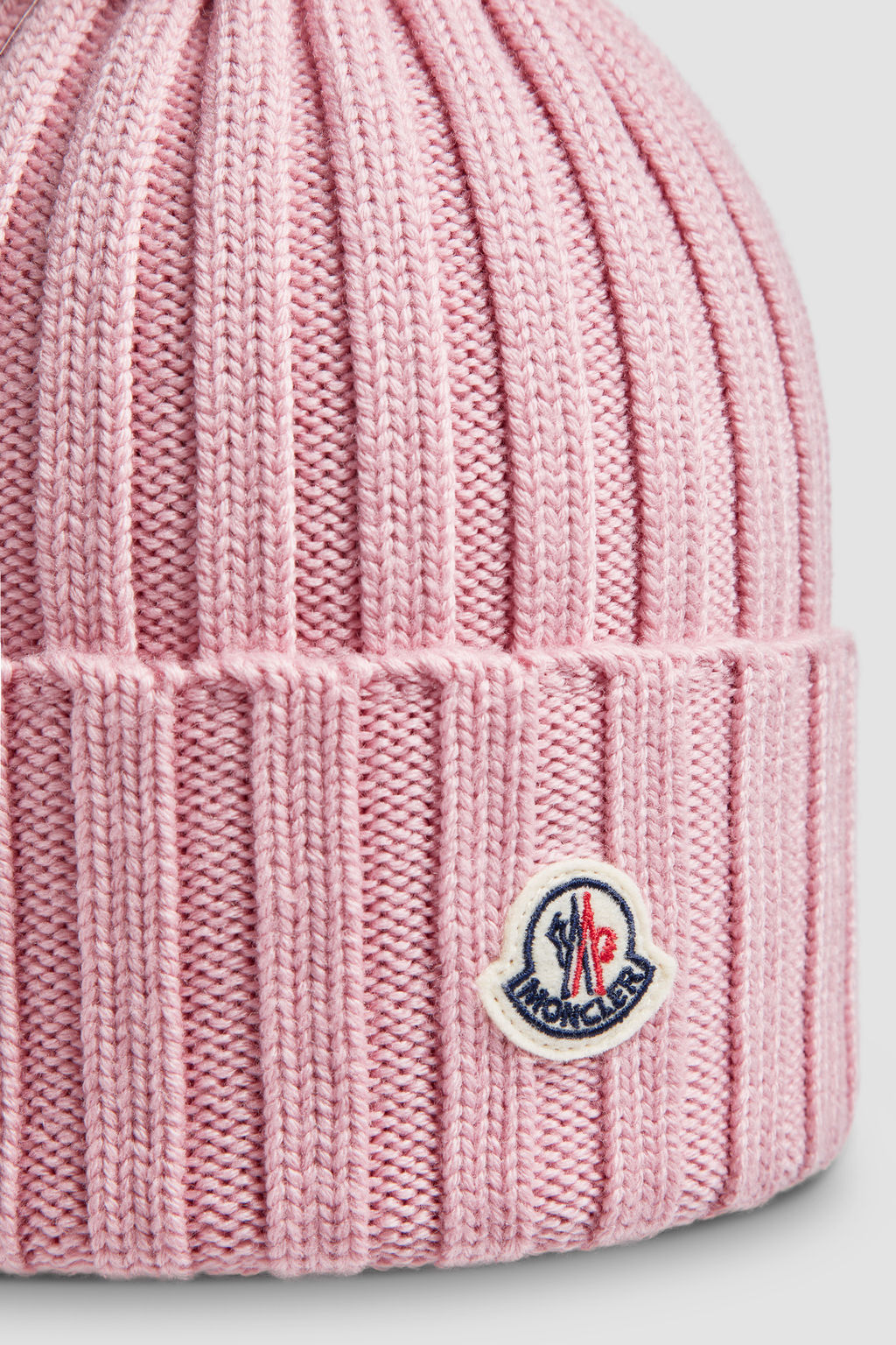 Gorro de lana con pompón Rosado claro - Gorras y Gorros de Mujer ...