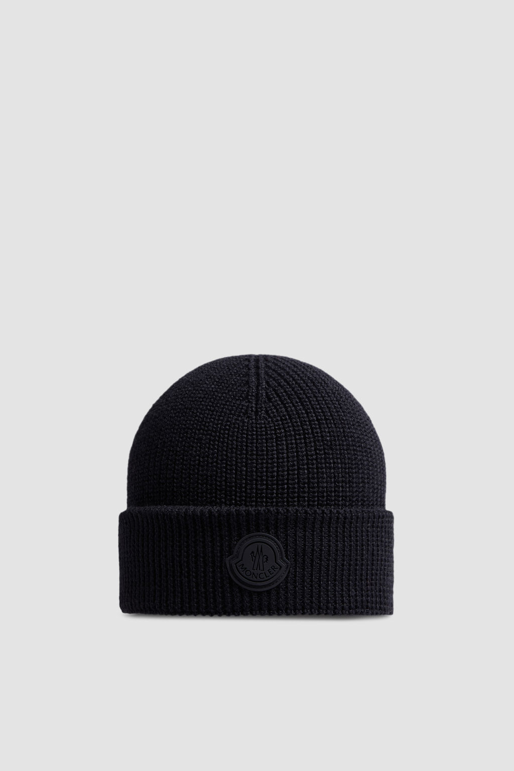 Black Wool Beanie - Hats & Beanies for Women | Moncler US