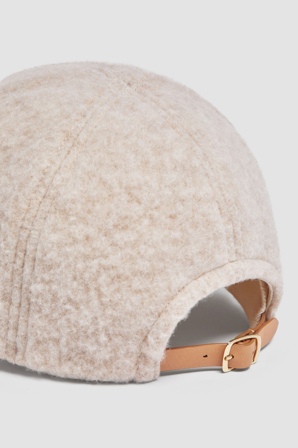 Light Beige Wool Baseball Cap - Hats & Beanies for Women | Moncler US