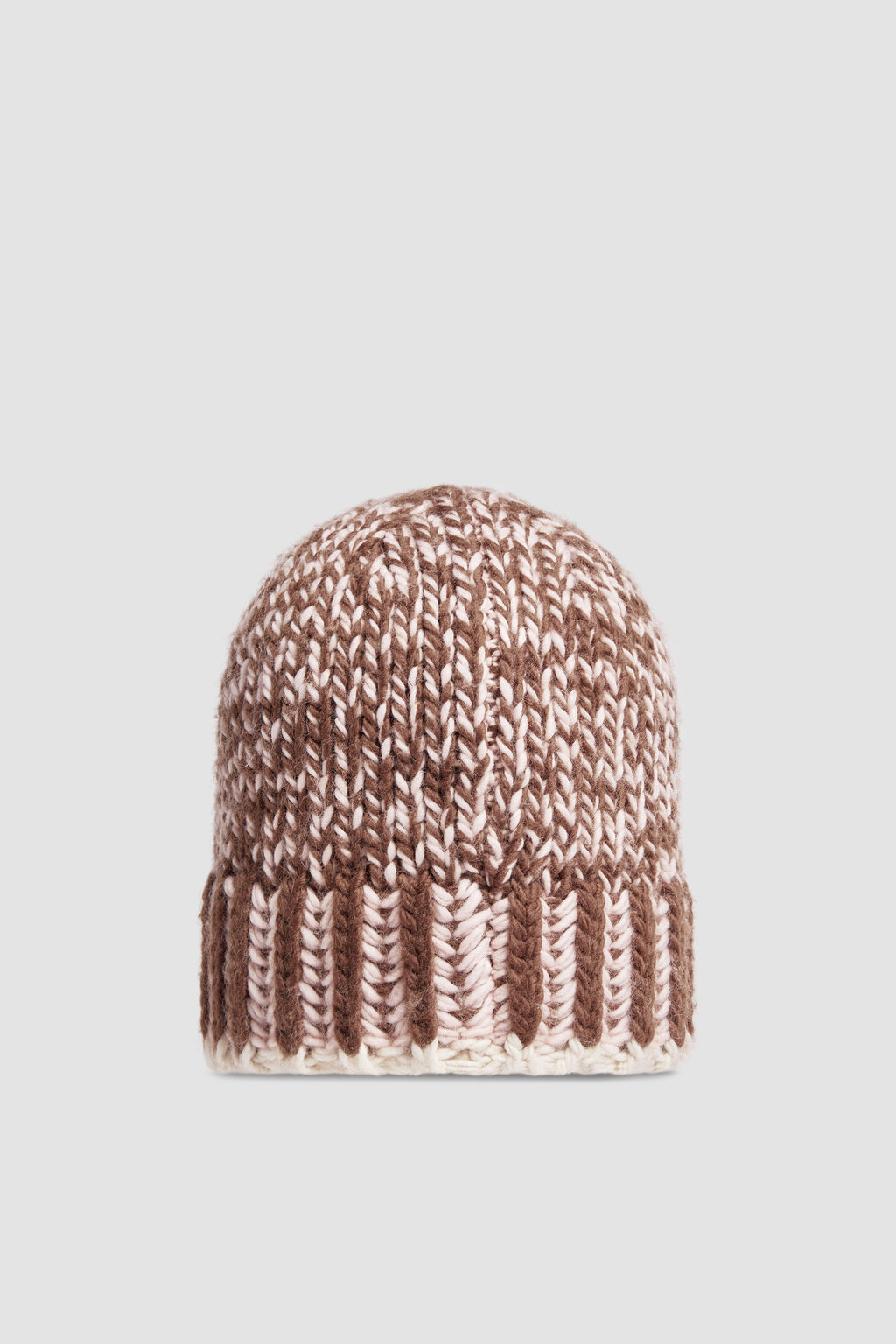 Bonnet en laine moulinée Beige - Chapeaux & Bonnets Femme | Moncler FR