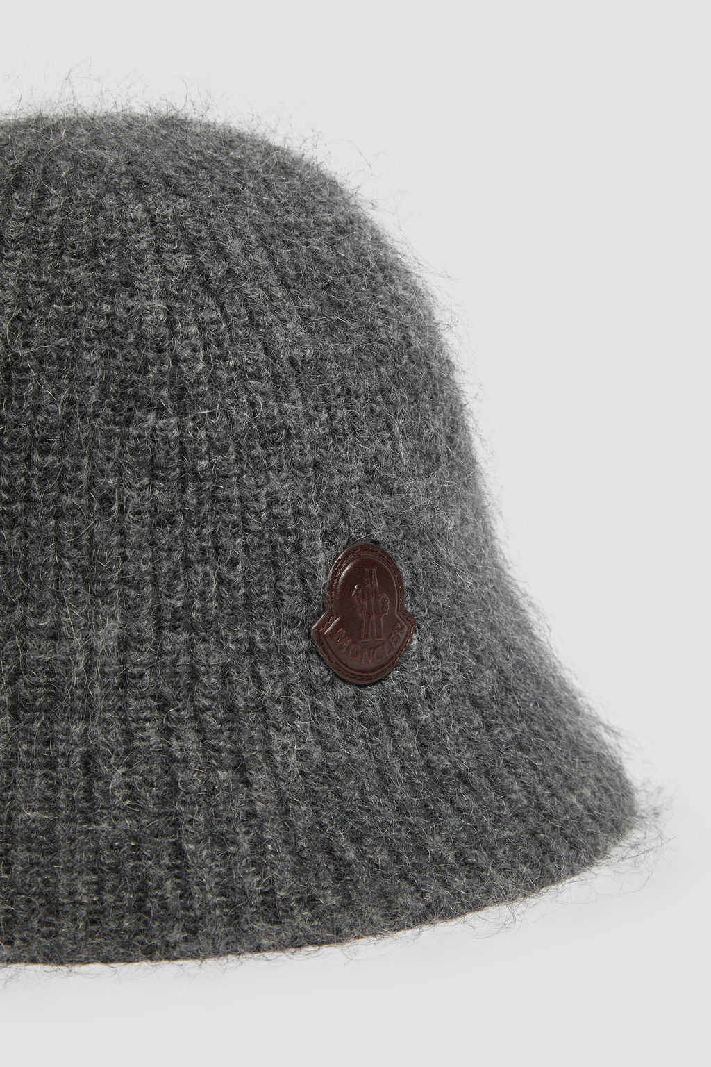 Gorro de pescador de lana y mohair Gris - Gorras y Gorros de Mujer | Moncler ES
