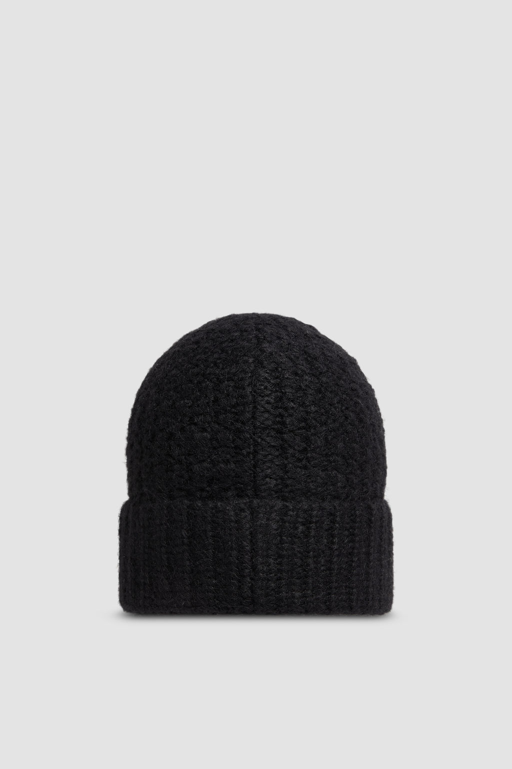 Mütze aus Wolle & Alpaka Schwarz - Mützen & Beanies für Damen | Moncler DE