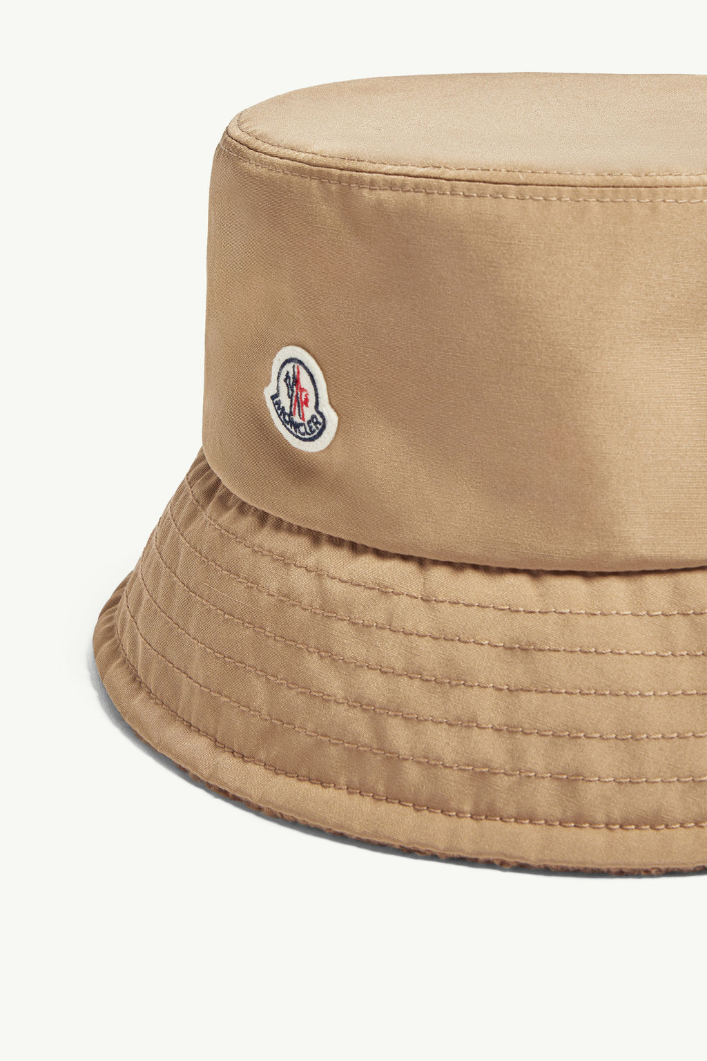 Beige Reversible Bucket Hat - Hats & Beanies for Women | Moncler US