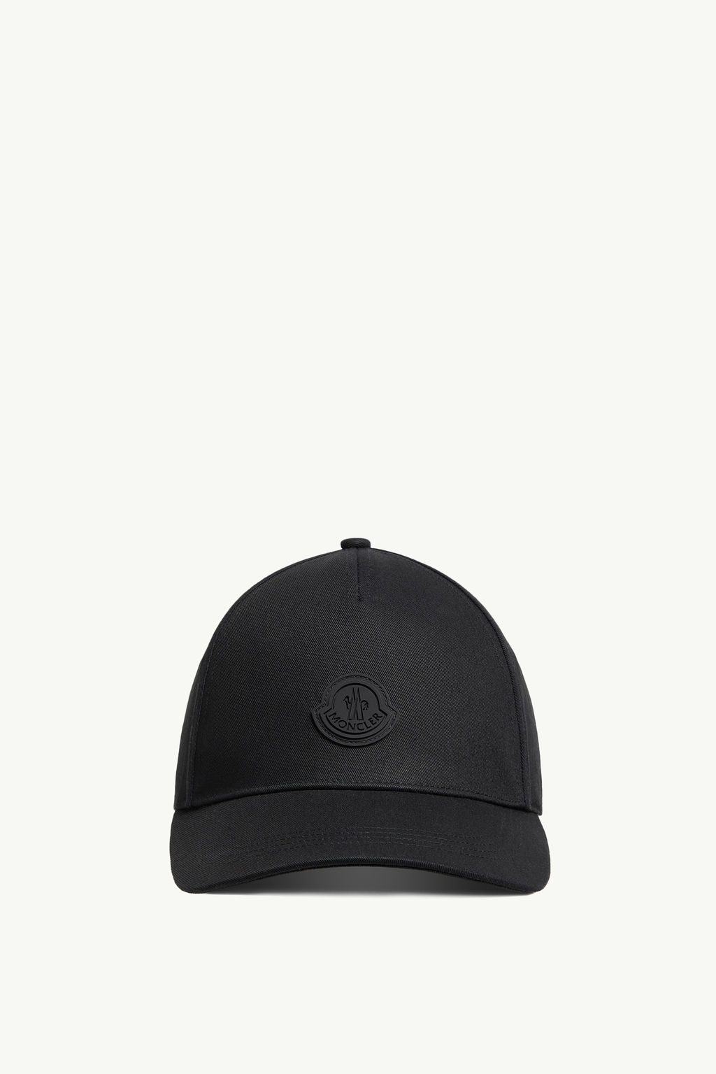 Black Gabardine Baseball Cap - Hats & Beanies for Women | Moncler US