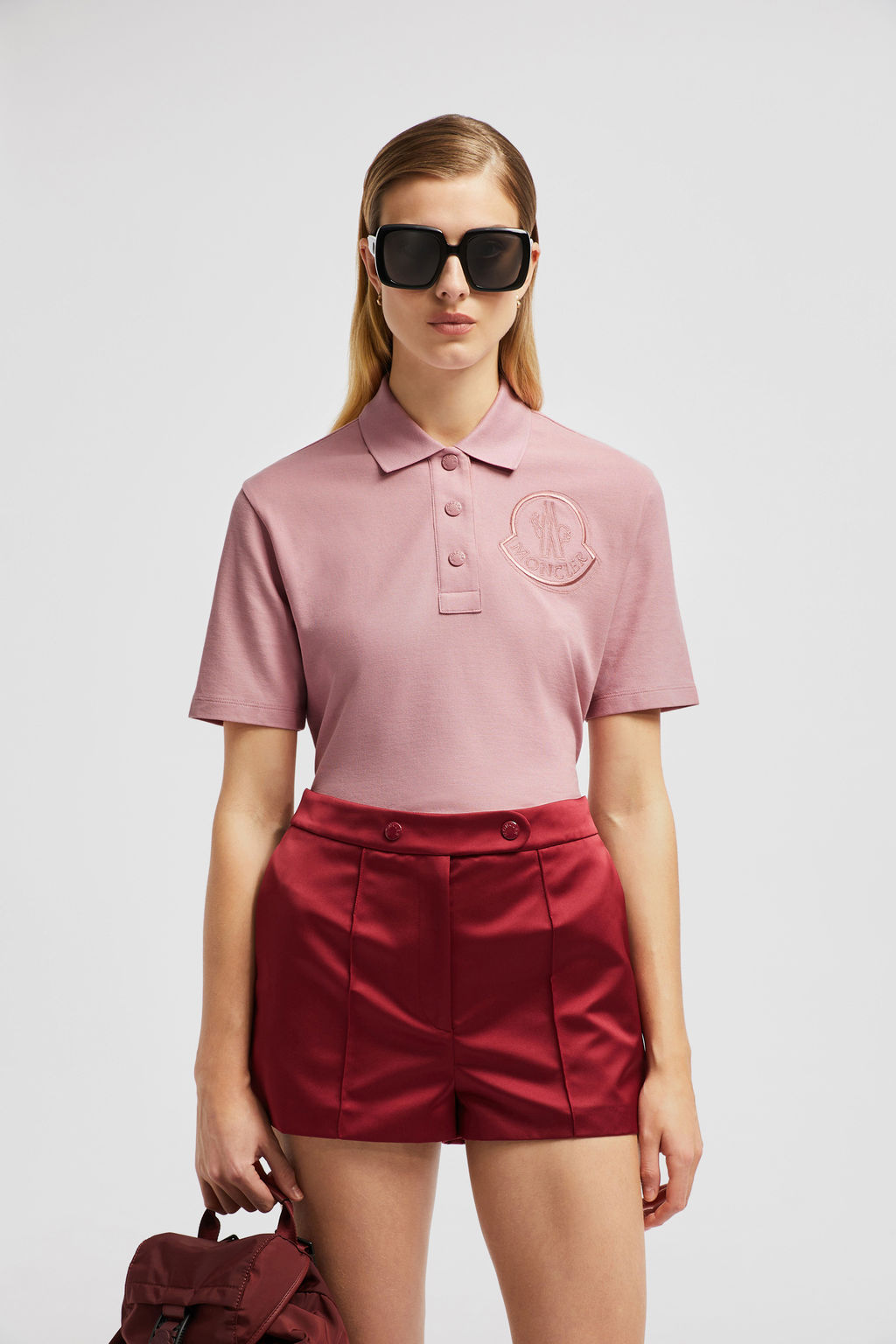 Night Blue Polo Shirt - Tops & T-shirts for Women | Moncler US