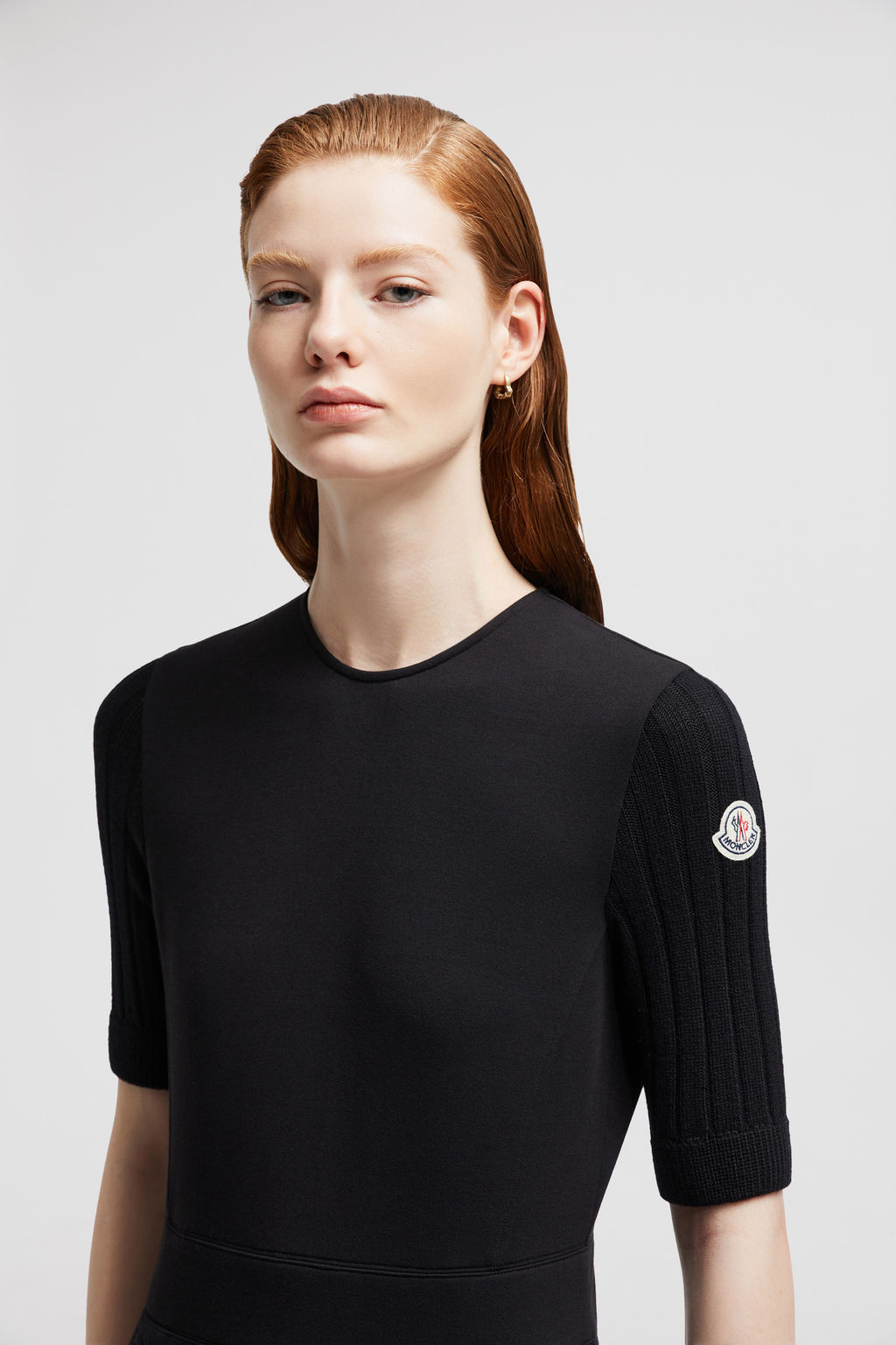 Black Fit & Flare Dress - Dresses for Women | Moncler US