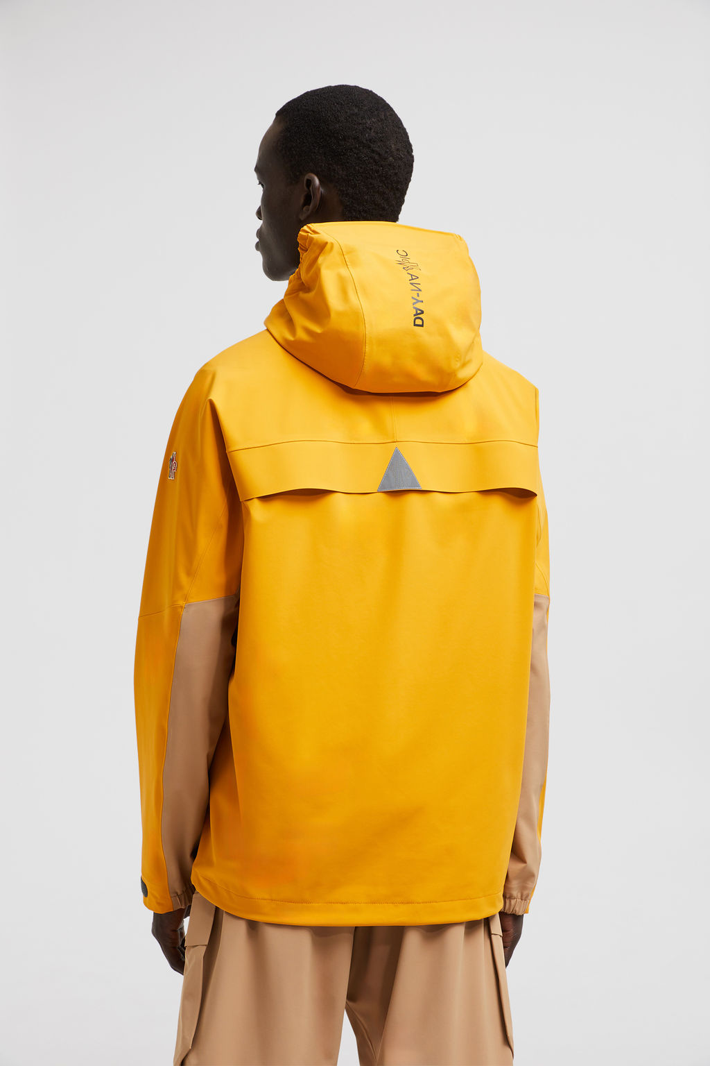 Yellow Orden Hooded Shell Jacket - Windbreakers & Raincoats for Men ...
