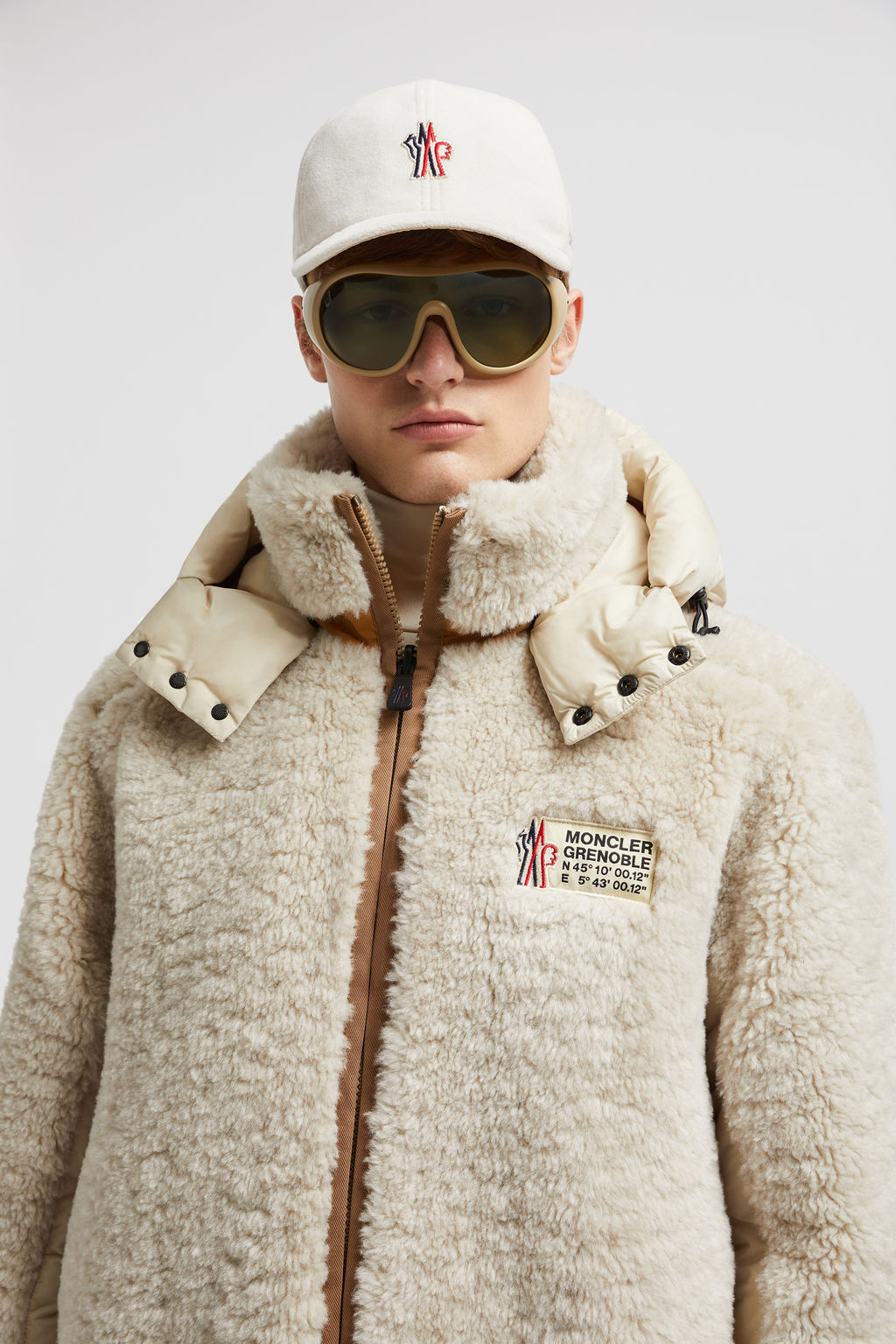 Light Beige Wengi Reversible Short Down Jacket - Short Down Jackets for ...