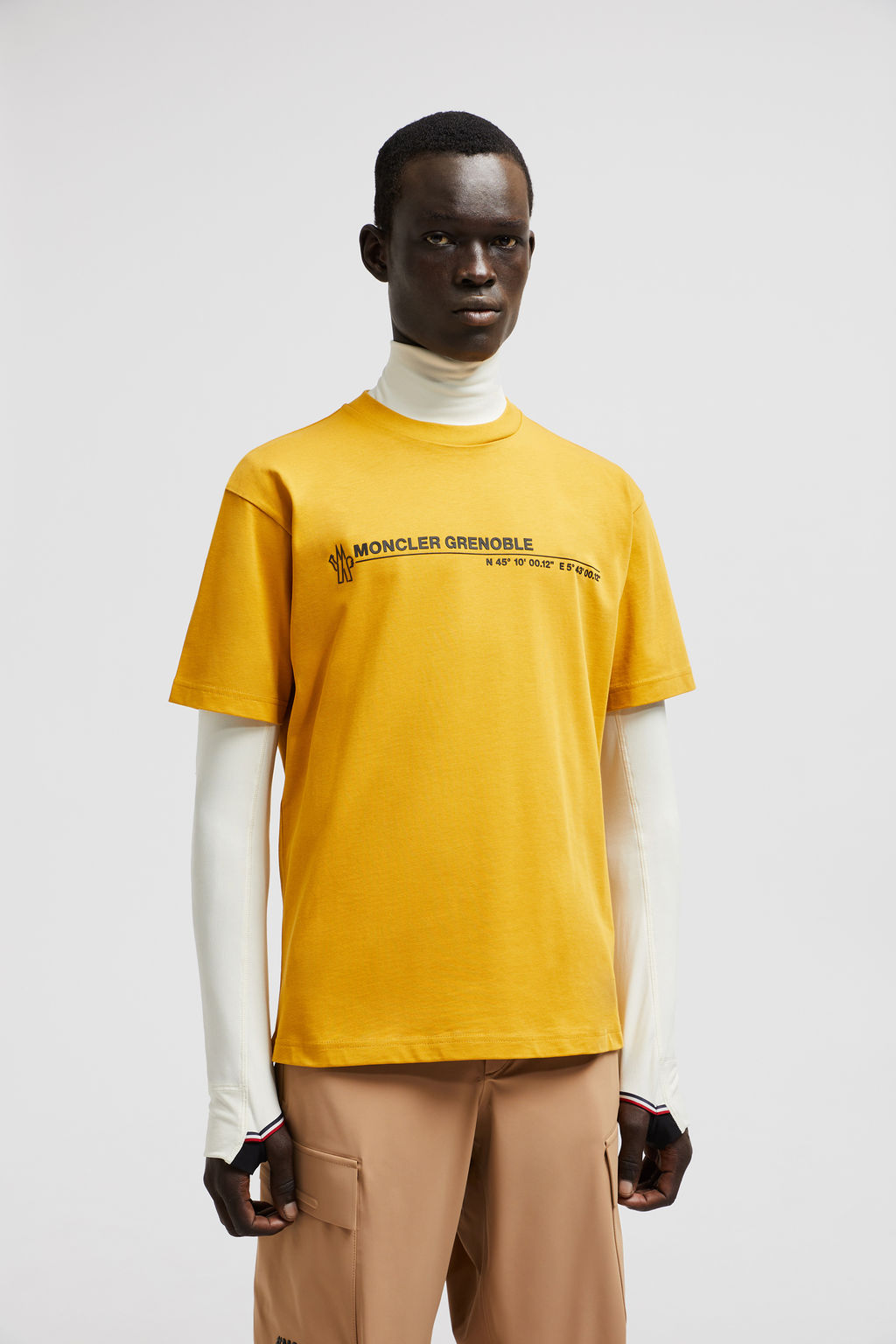 T-shirt logata Giallo - Polo & T-shirt Uomo | Moncler IT