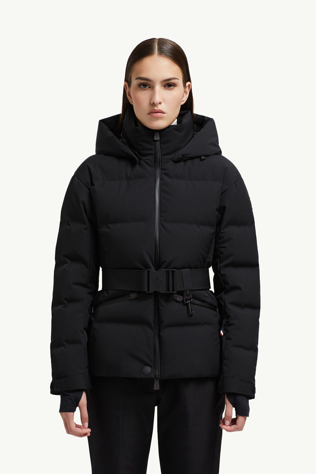 Black Tolima Short Down Jacket - Short Down Jackets for Women | Moncler SG