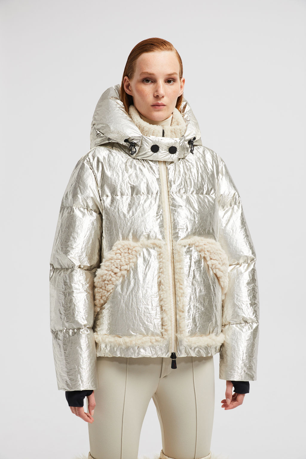 Silver Trevelin Short Down Jacket - Short Down Jackets for Women ...