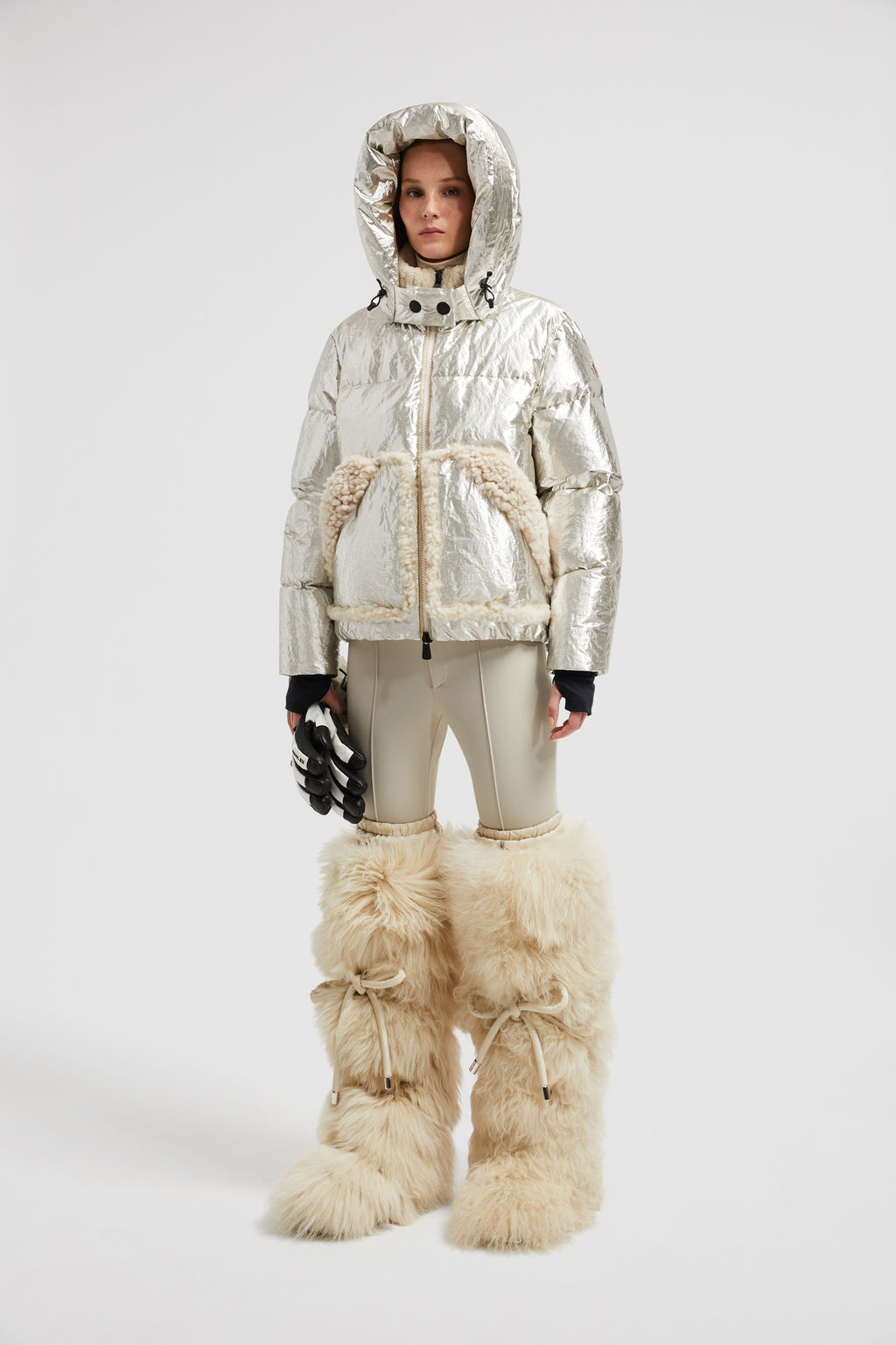 Silver Trevelin Short Down Jacket - Short Down Jackets for Women ...