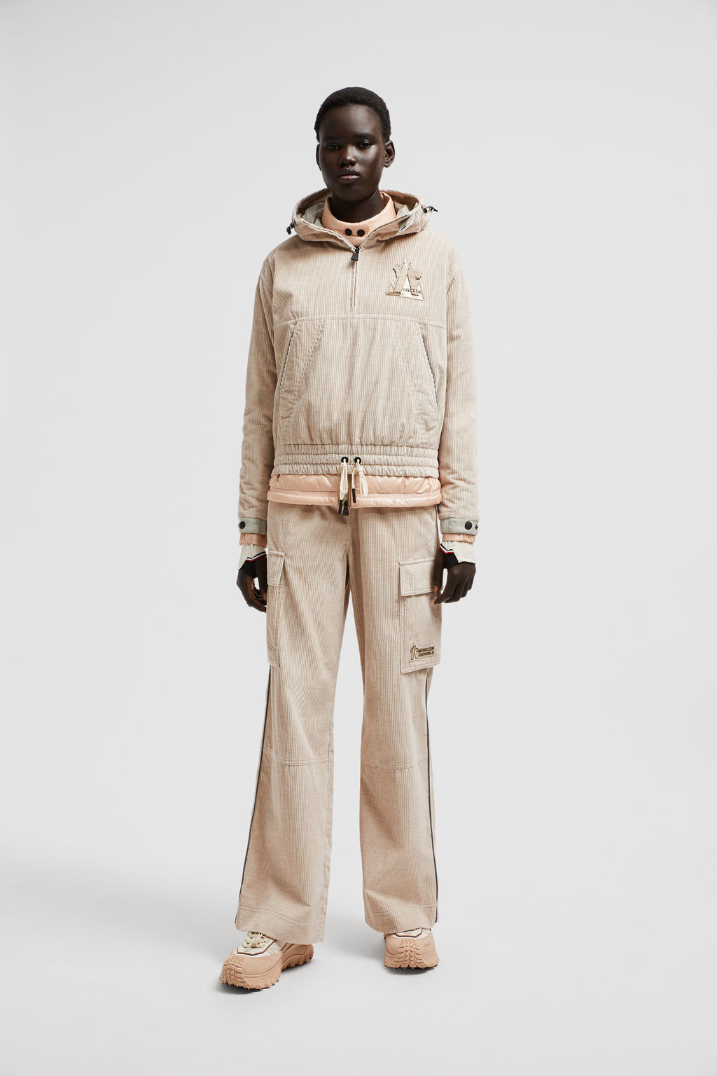 Beige Jogging Pants - Pants & Shorts for Women | Moncler US