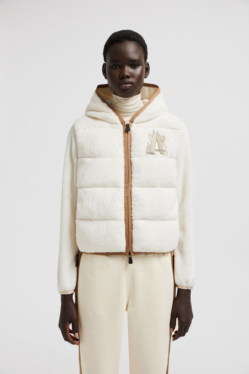 Kapuzenpullover mit Reißverschluss Weiß - Sweatshirts für Damen ...