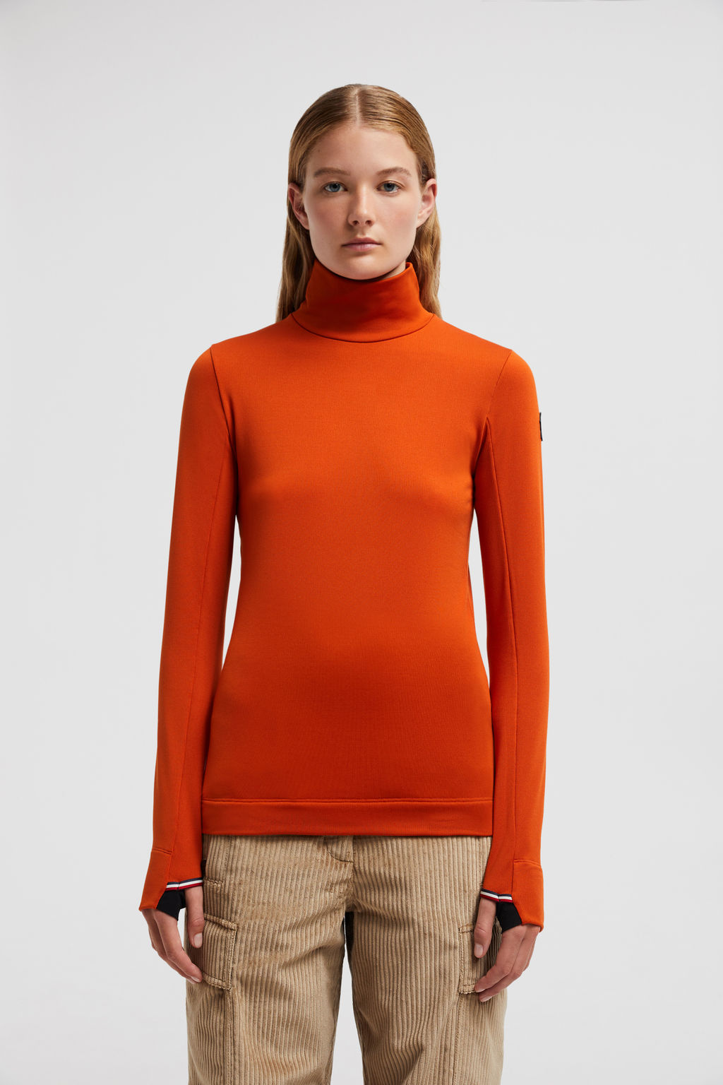 Col roulé Orange - Sweatshirts Femme | Moncler BE