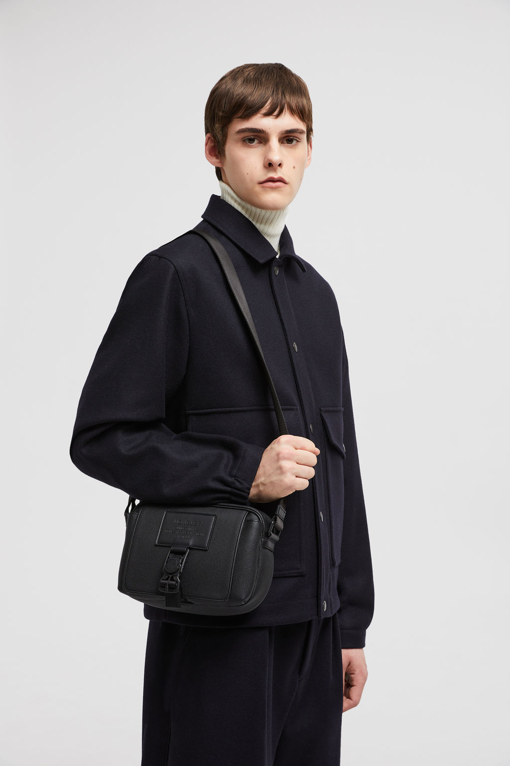 Black Nakoa Cross Body Bag - Bags & Small Accessories for Men | Moncler US