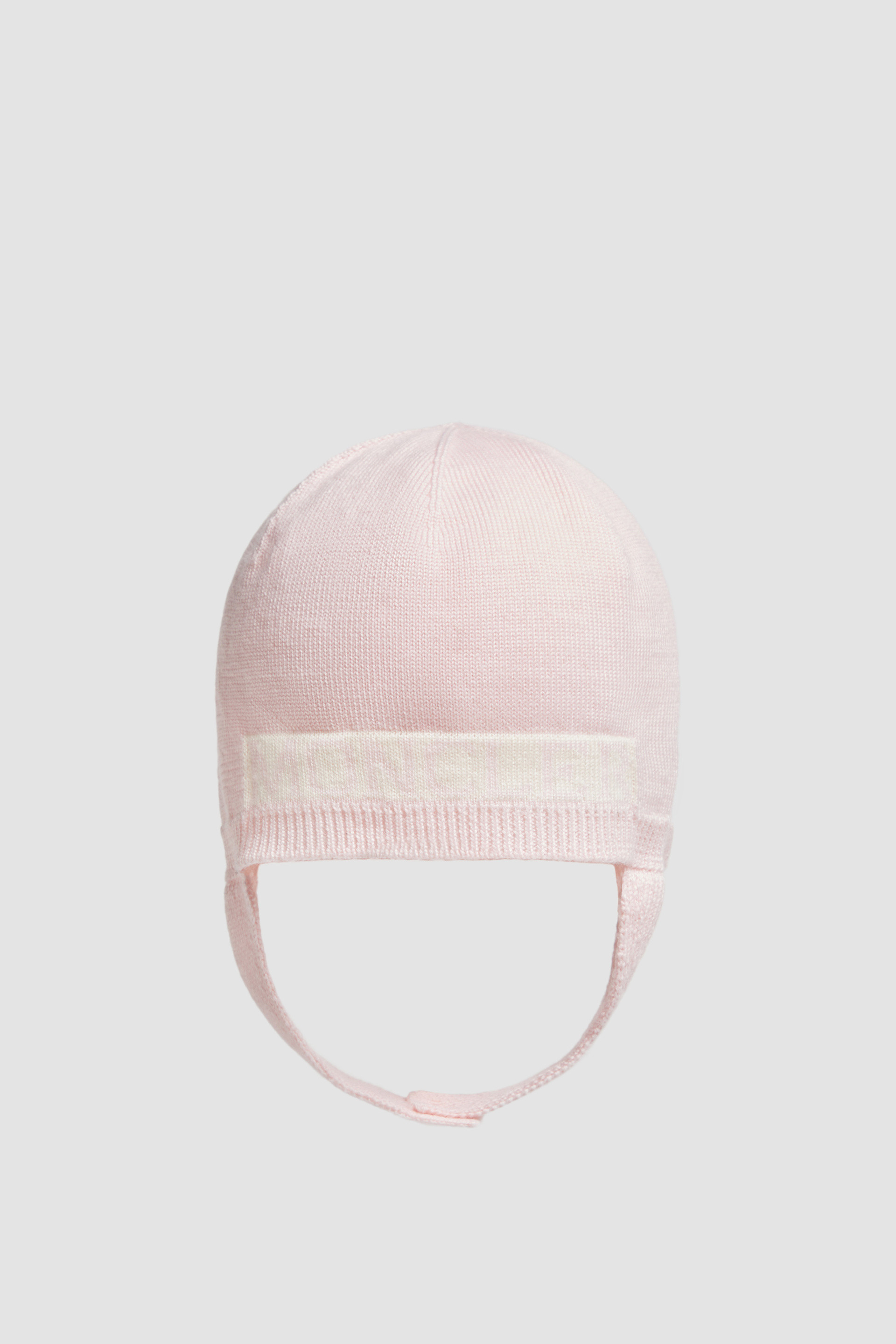 Light Pink Wool Beanie with Earflaps - Accessories for Children ...