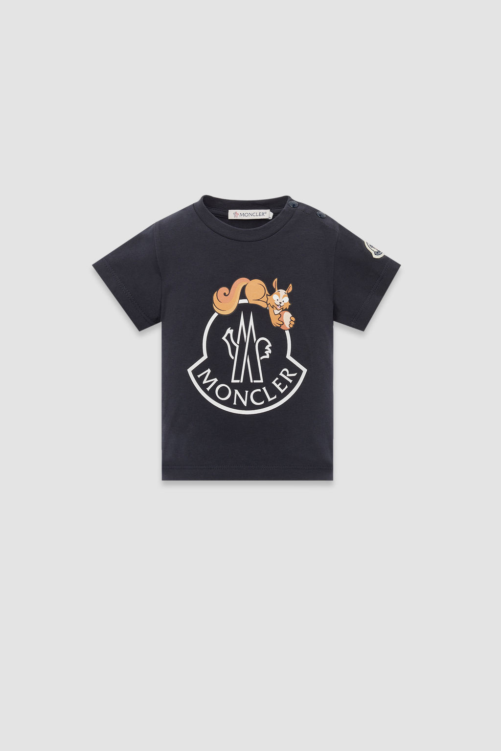 T-shirt à motif logo Bleu Nuit - Vêtements Enfant | Moncler FR