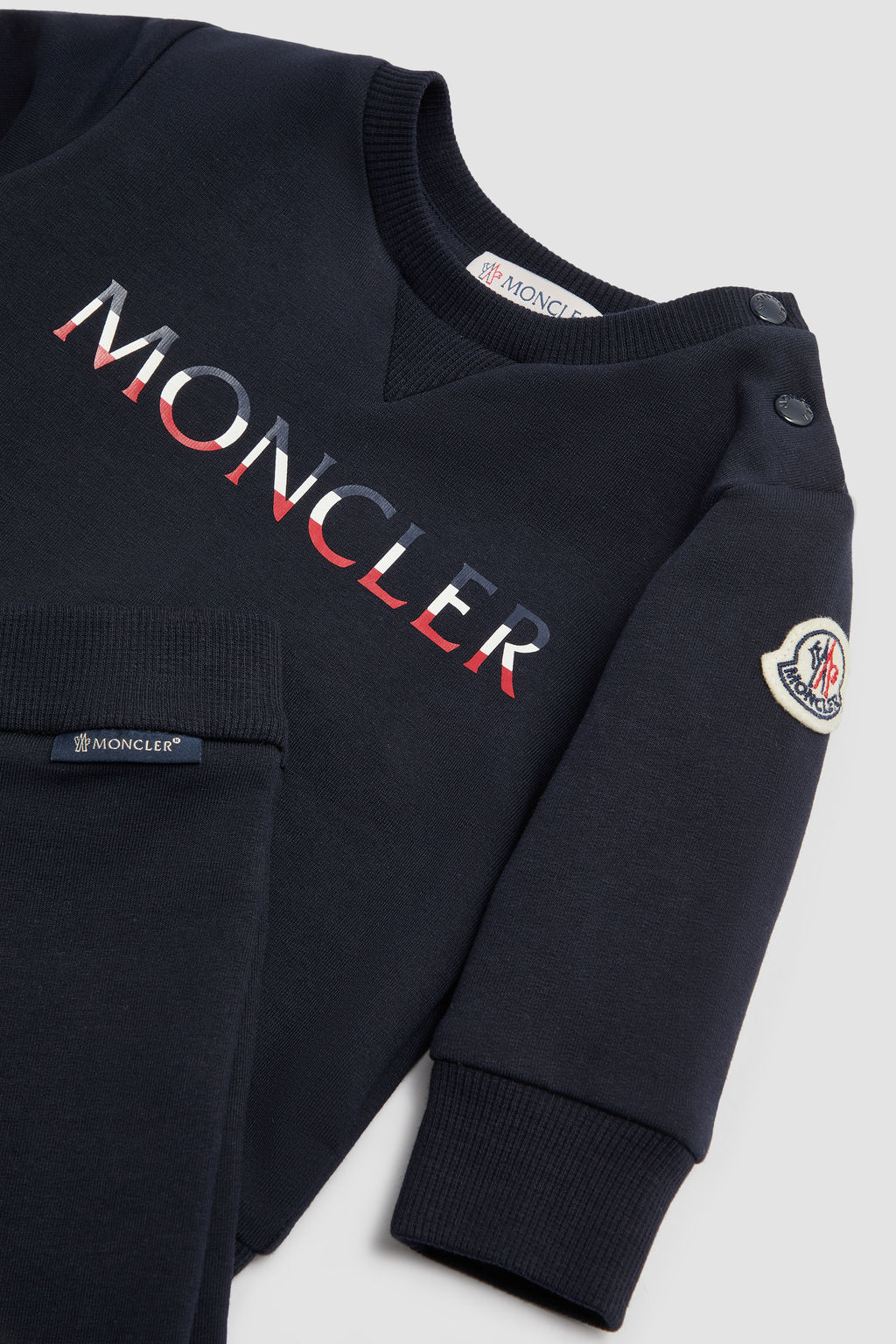 Navy Blue Logo Tracksuit Set - Clothing for Children | Moncler NL