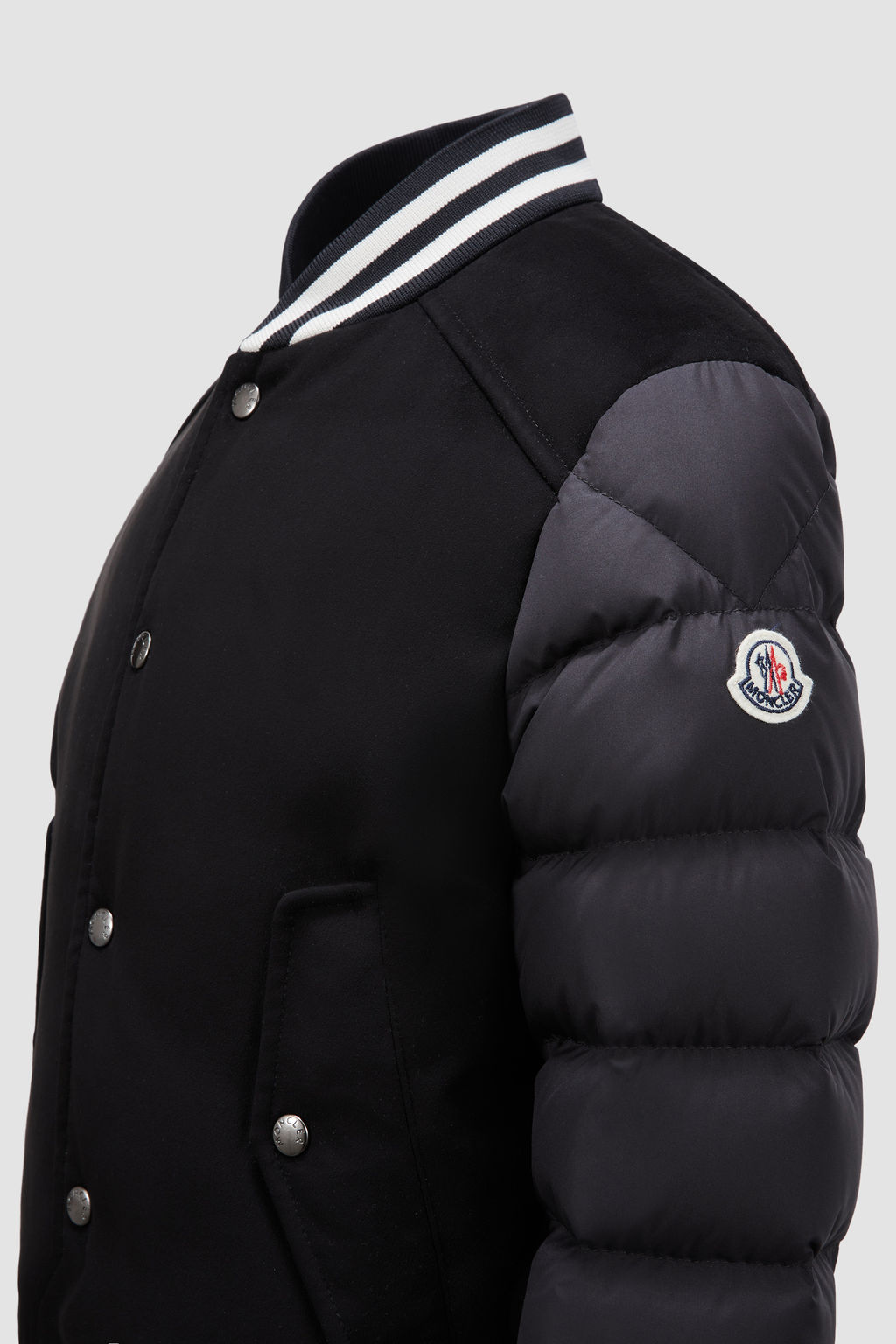 Black Mahali Down Bomber Jacket - Down Jackets & Vests for Children ...