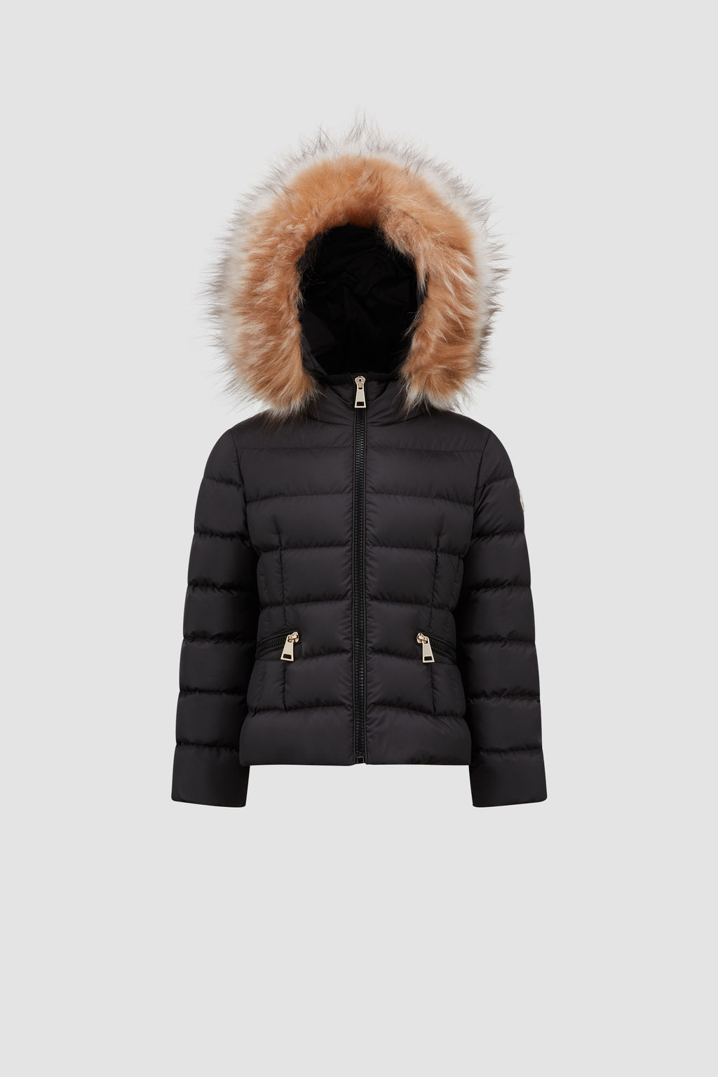 Black Ronda Down Jacket - Down Jackets & Vests for Children | Moncler US